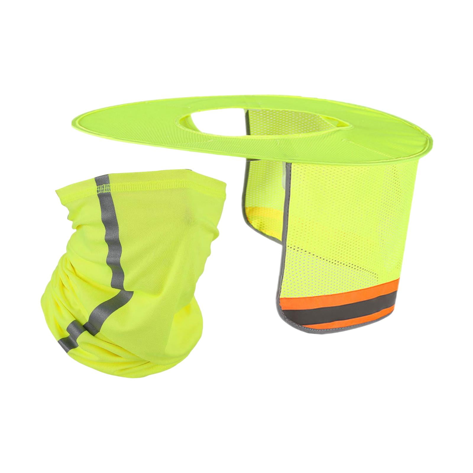 Colaxi Hard Hat Shade, Full Brim Sun Protection, with Reflective Stripe ...