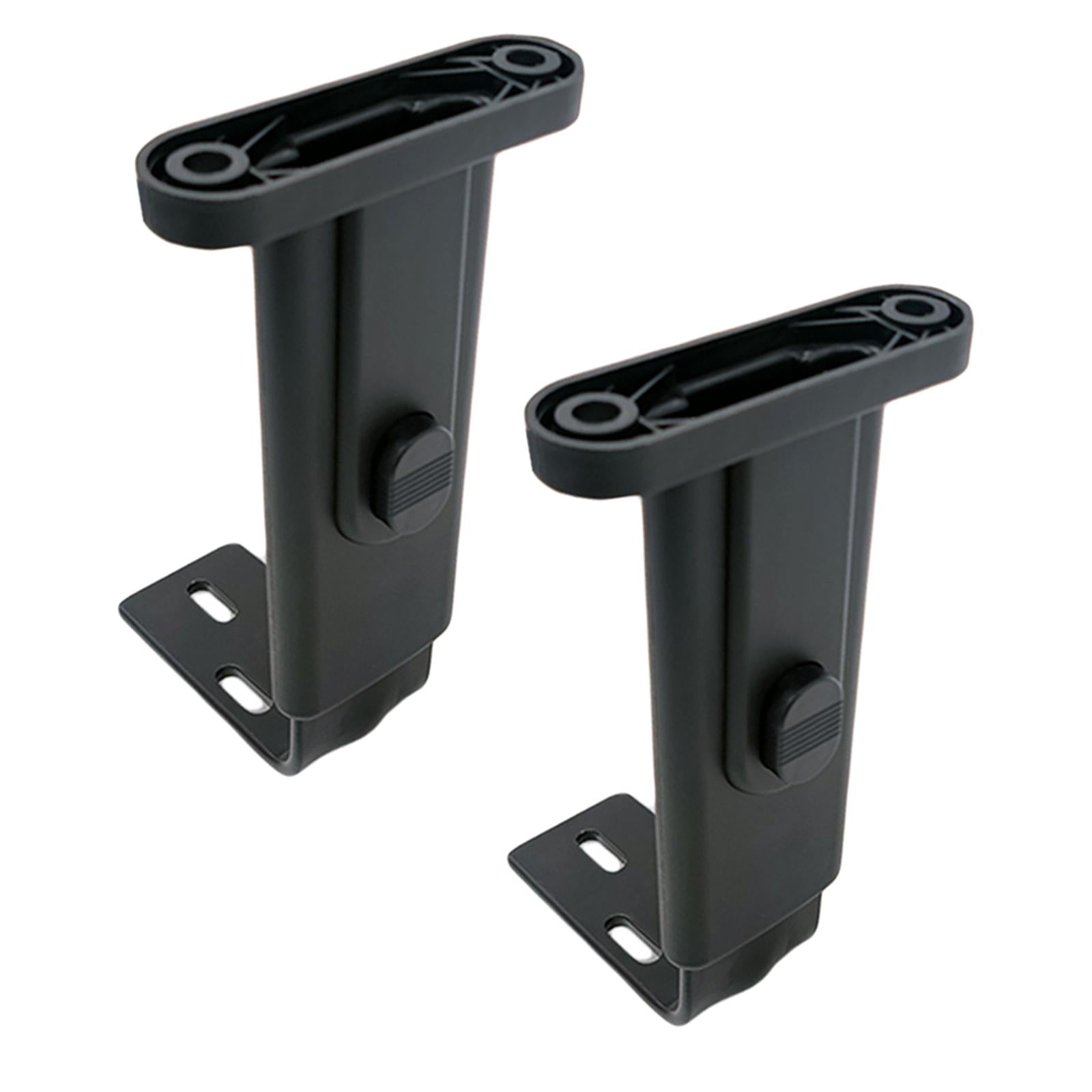Colaxi Height Adjustable Chair Armrest Pair Chair Arms Set Black ...