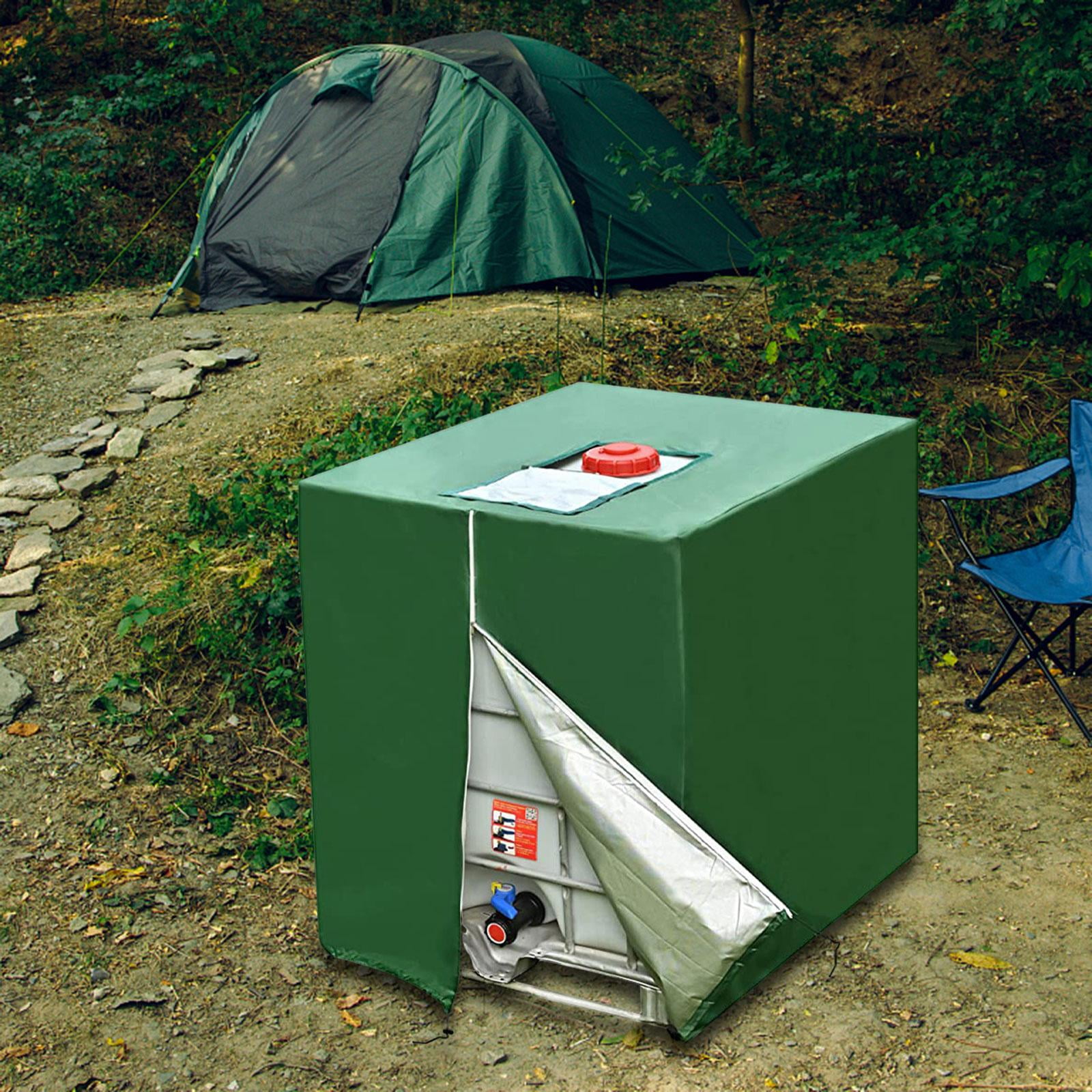 Colaxi IBC Water Tank Cover Tarpaulin with Zipper 1000L,Protective ...