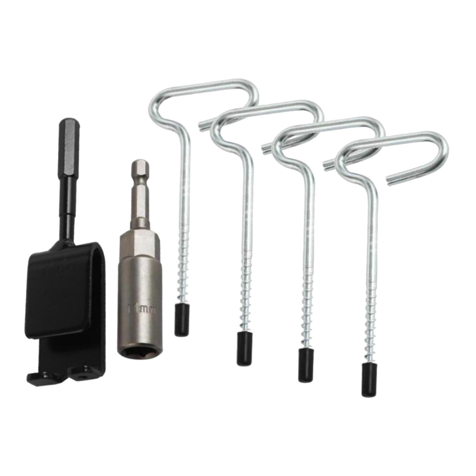 Colaxi Ice Anchor Drill Adapter Ice Fishing Anchor Tool Portable,for ...