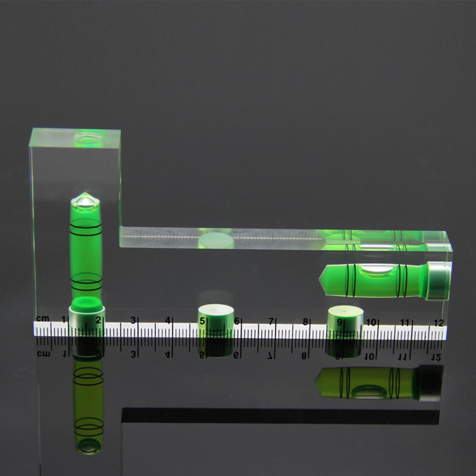 Colaxi L-shaped Bubble Level Ruler Clear Level Ruler Levelling ...
