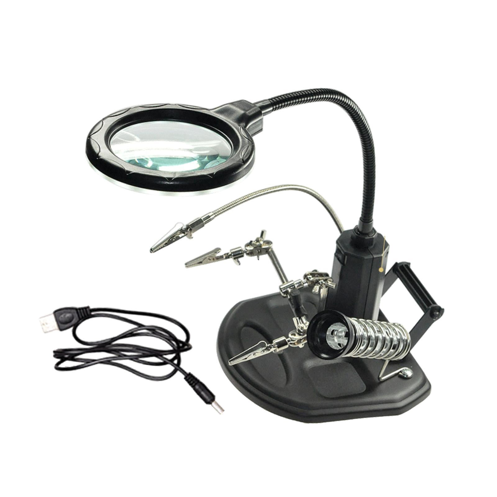Colaxi Magnifying Glass Soldering Station LED Lighted for Engraving ...