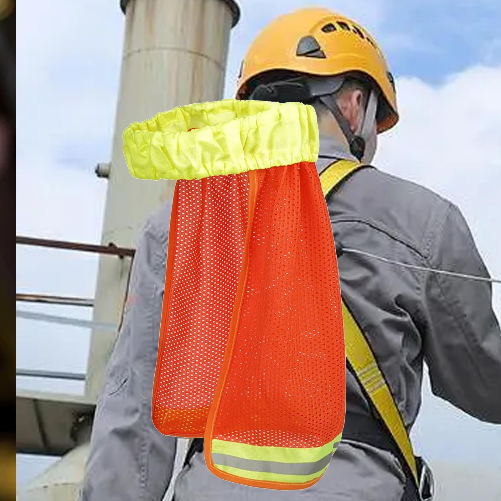 Colaxi Neck Flap Hard Hat Neck Shade with Reflective Strip Comfortable ...