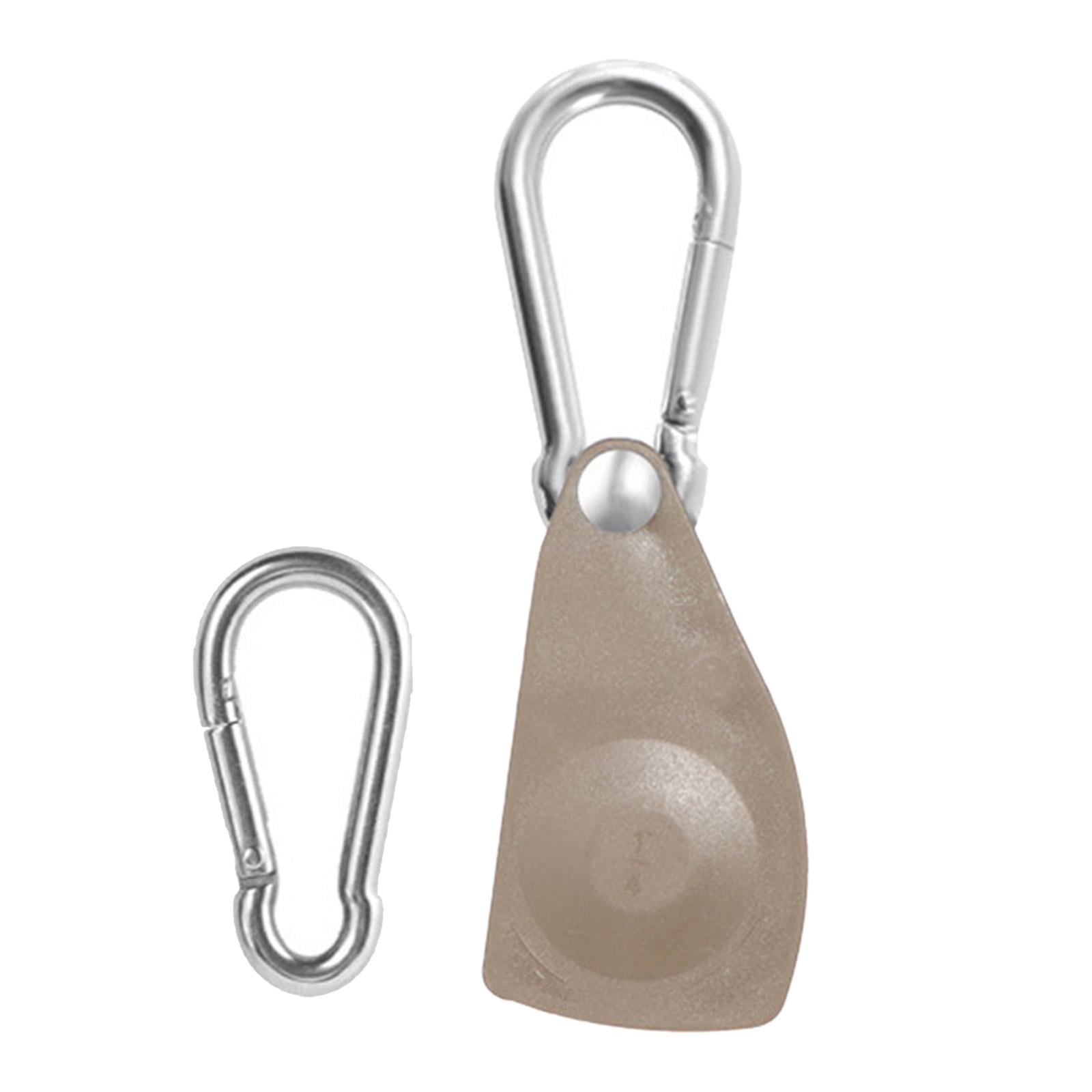 Colaxi Ratchet Pulley Rope Hanger Ratchet with Carabiners Heavy Duty ...