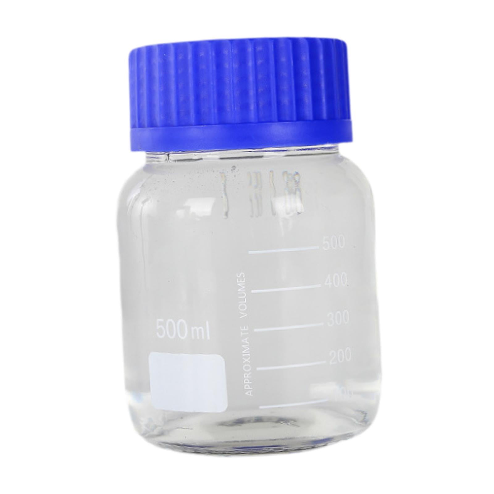 Colaxi Reagent Bottles Media Bottle Clear Round Scientific Sample ...