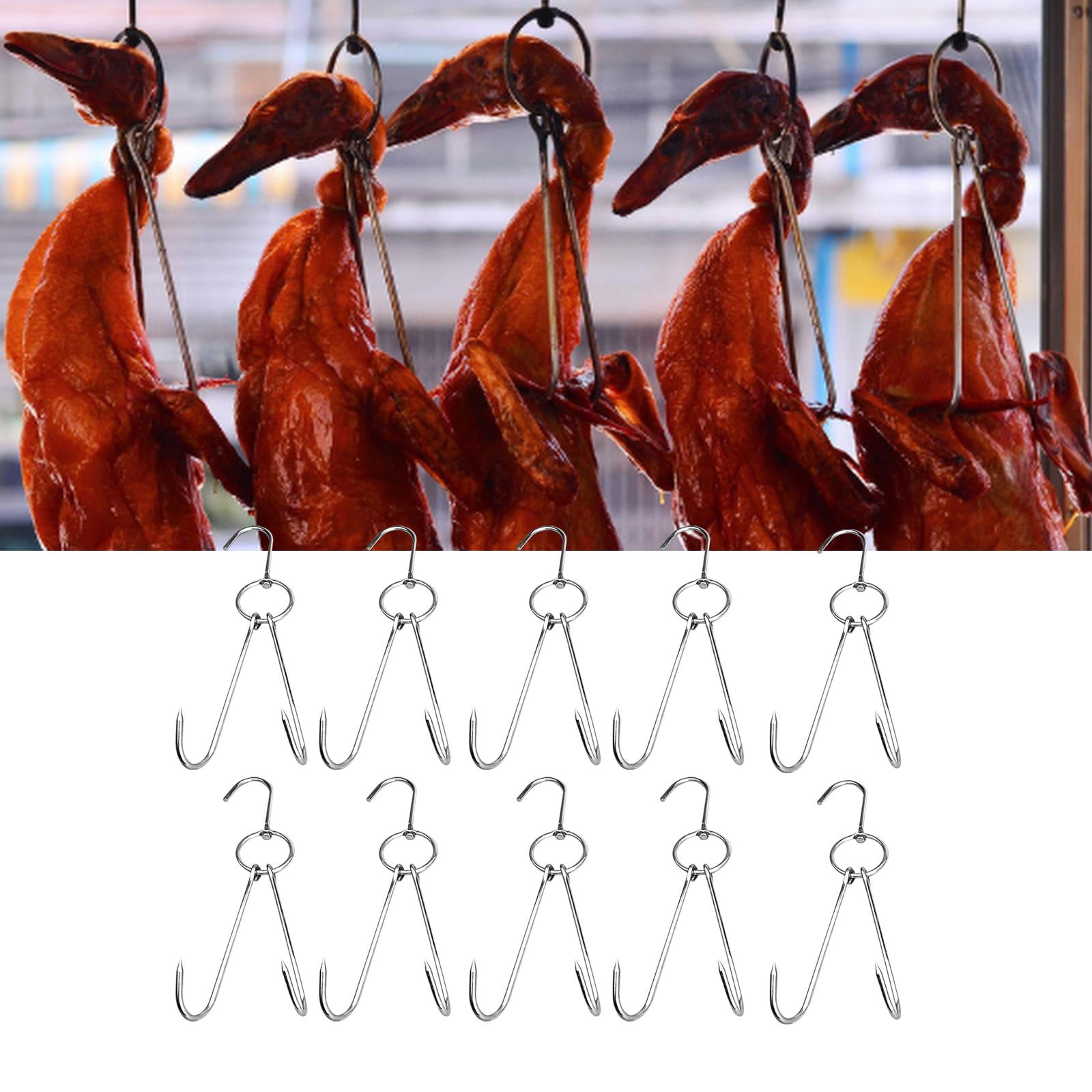 Colaxi Roast Duck Hooks Easy Carrying for Braised Meat Shops Roast Duck ...