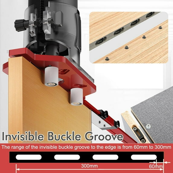 Colaxi Router Milling Groove Bracket s Tool DIY Tool Invisible ...