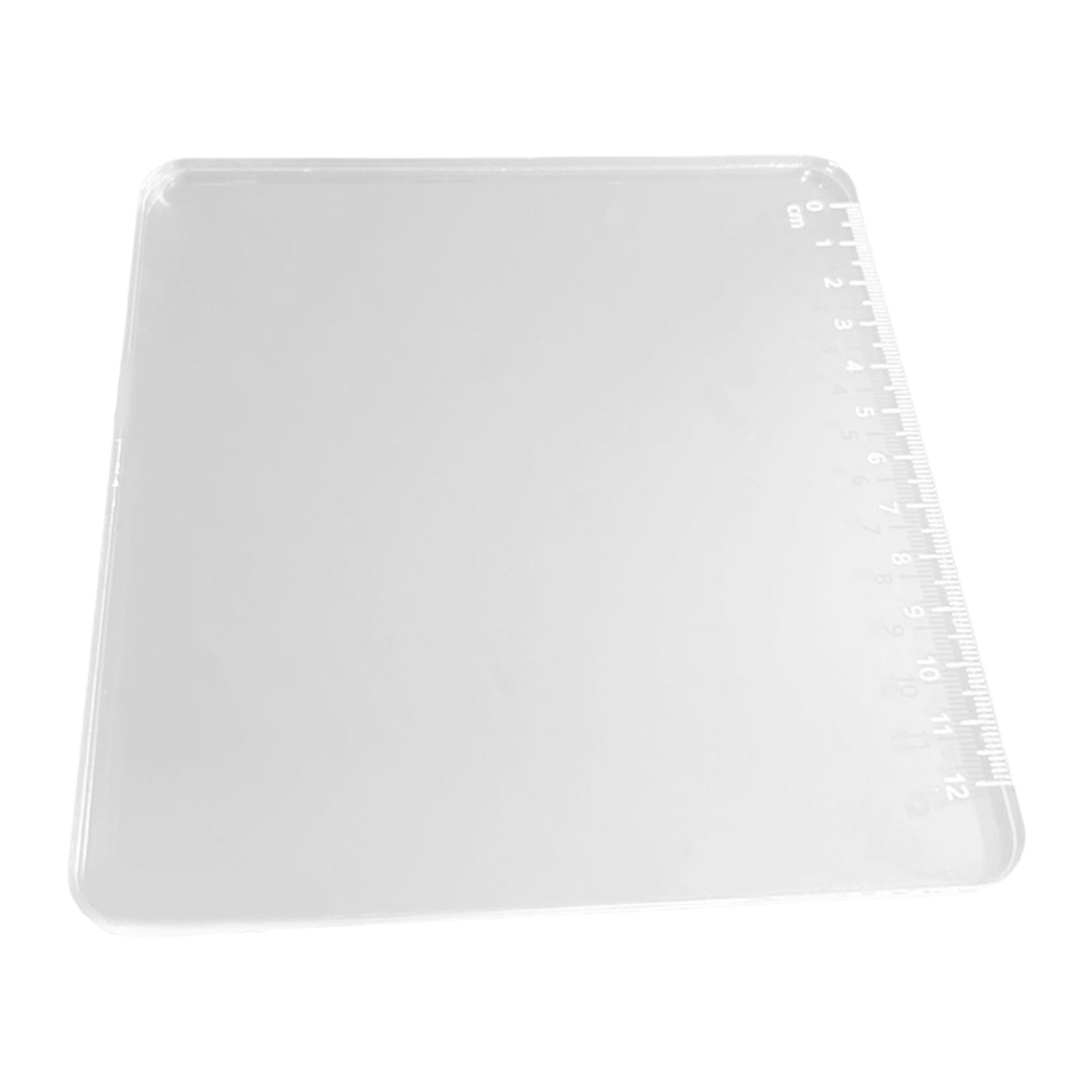 Colaxi Stamp Positioning Ruler Locating Tool Acrylic Pads Solid Rubber ...