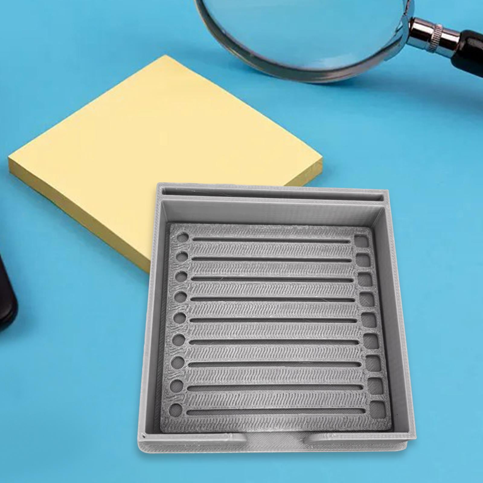 Colaxi Sticky Note Holder with Stencil, Notes Dispenser Compact Sticky ...