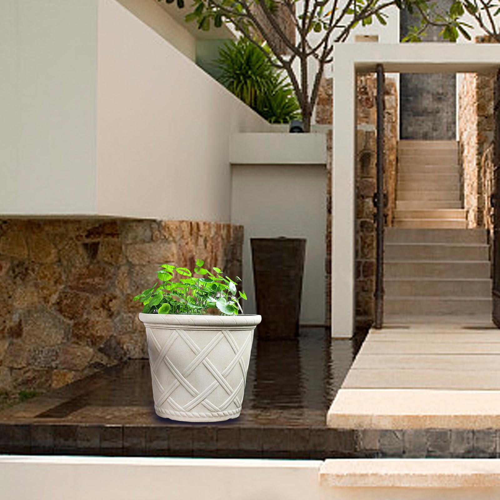 Colaxi Universal Roman Pattern Flower Pot Hydrangea Planting Pot ...