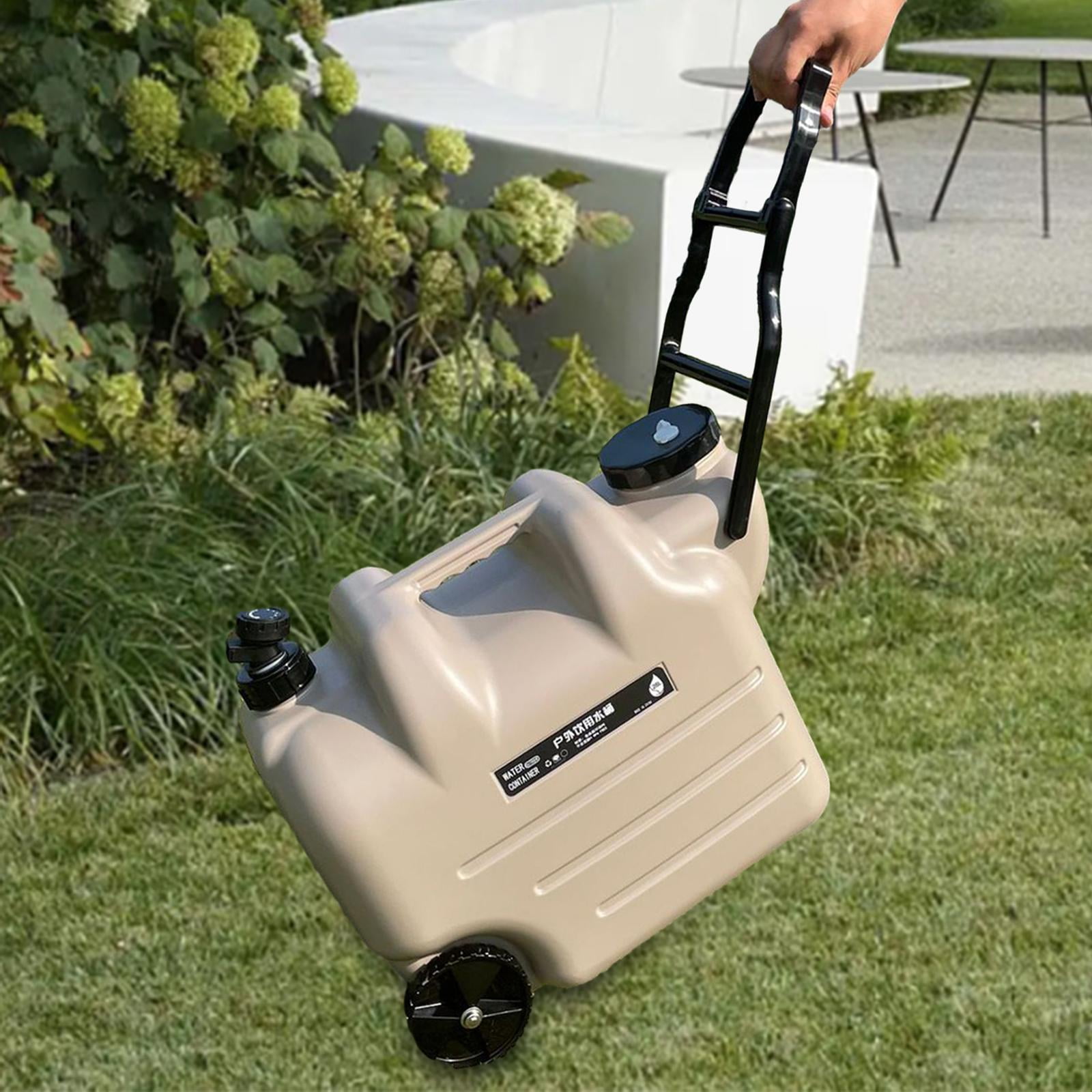 Colaxi Water Container Water Barrel with Wheels 28L Water Bucket ...