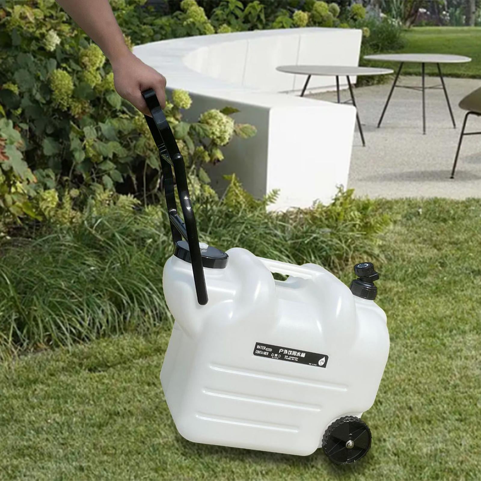 Colaxi Water Container Water Barrel with Wheels 28L Water Bucket ...