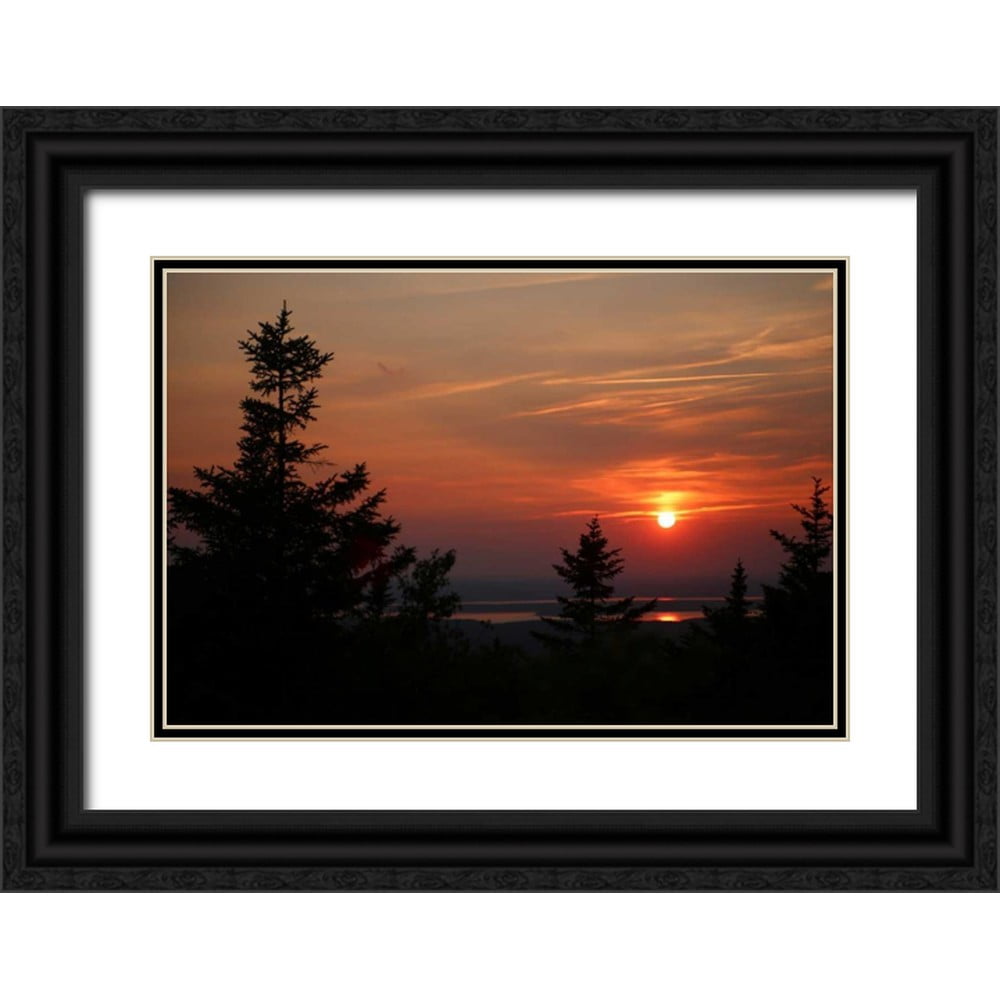 Colberg, Lisa 32x23 Black Ornate Wood Framed with Double Matting Museum ...