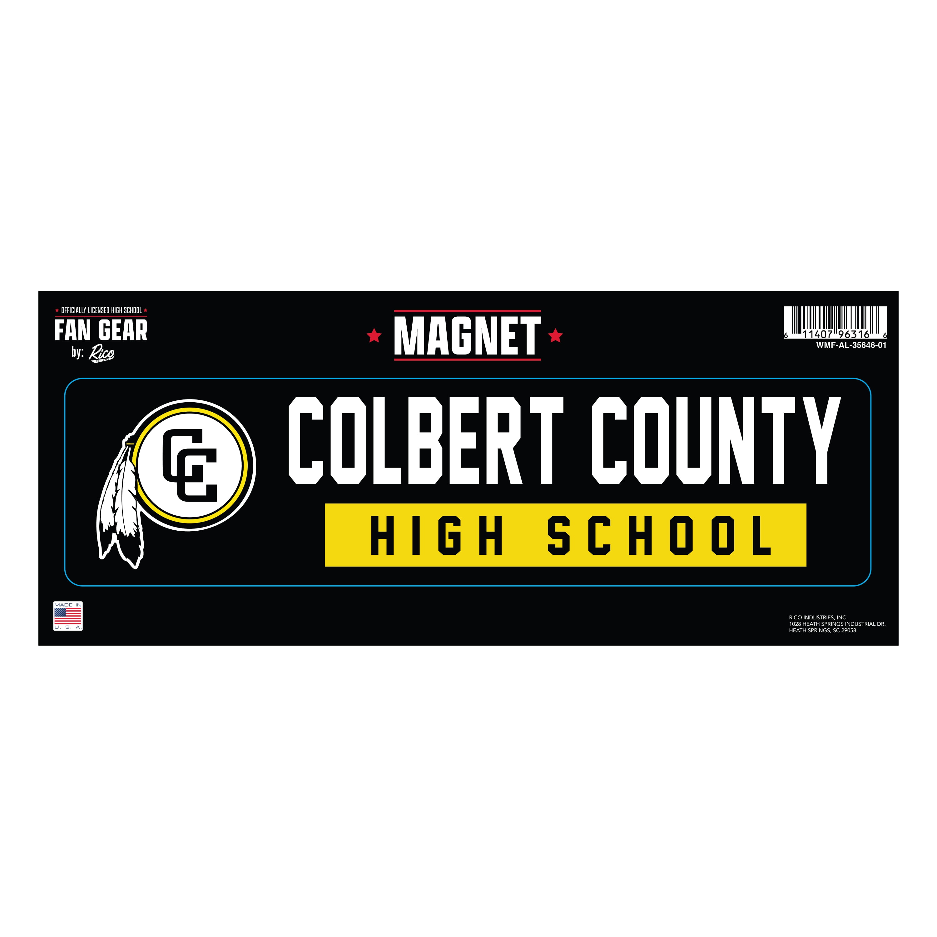 Colbert County High School 4” x 10” Magnet – Show Your School Spirit ...