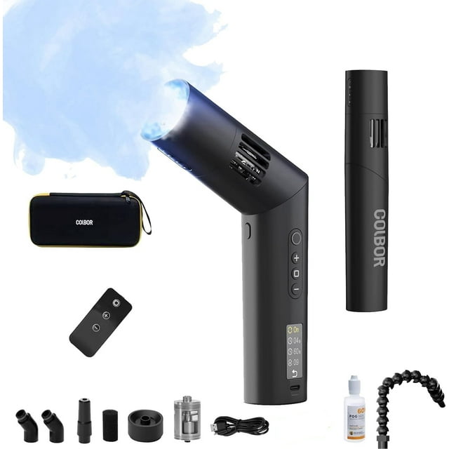 Colbor CF5 Portable Fog Machine with Magnetic RGB Color Light Battery ...
