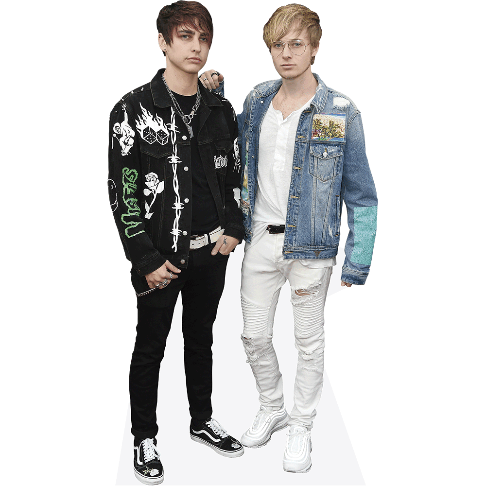 Colby Brock And Sam Golbach (Duo 2) Mini Celebrity Cutout Standee ...
