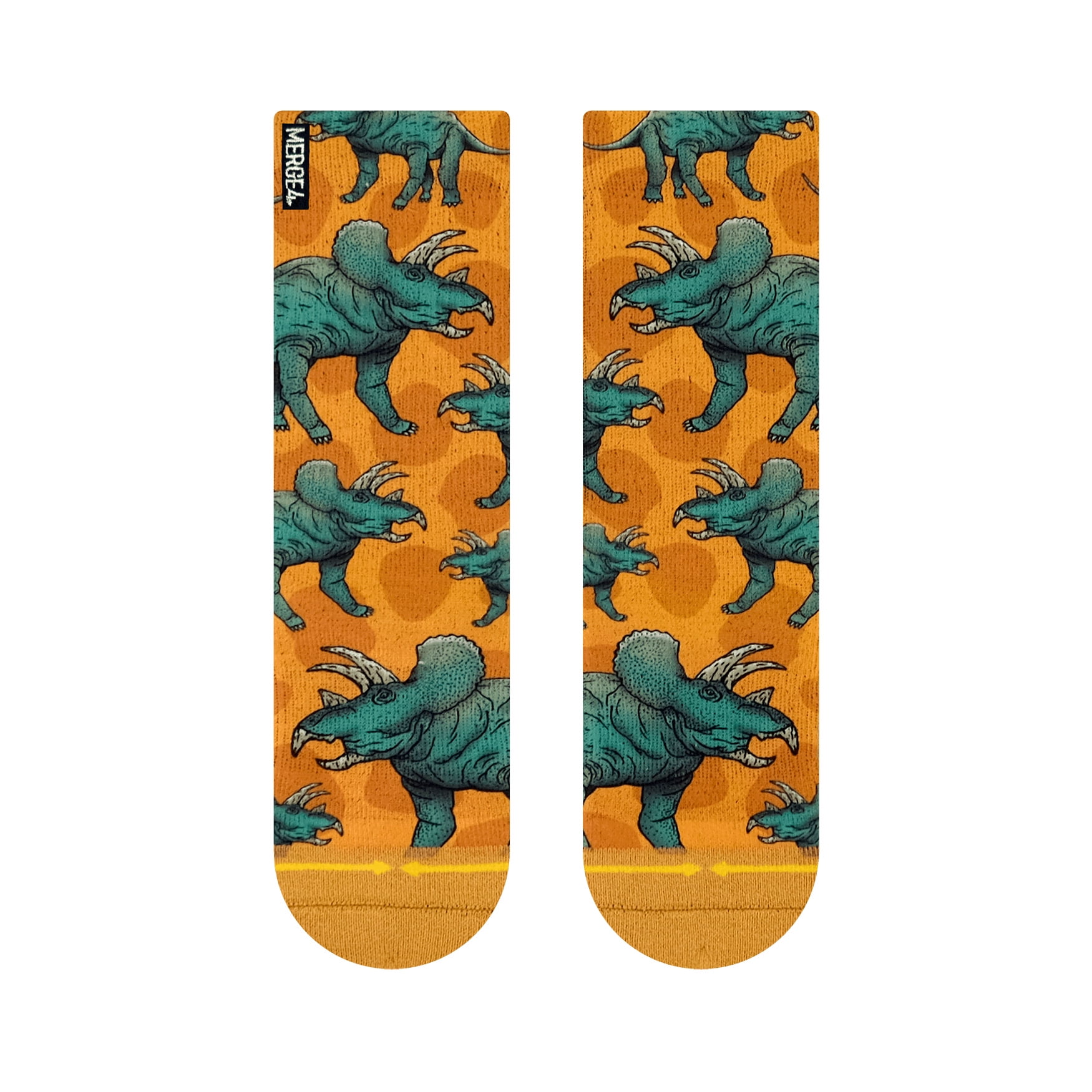 Colby Phillips Triceratops Youth Crew Socks - Walmart.com