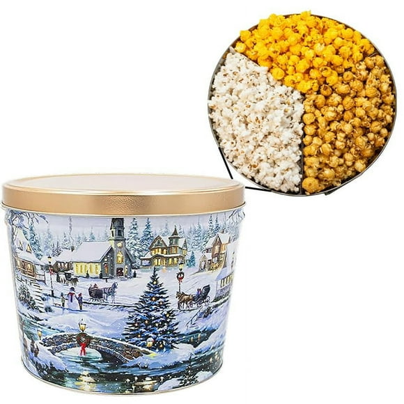 Holiday Popcorn Tins