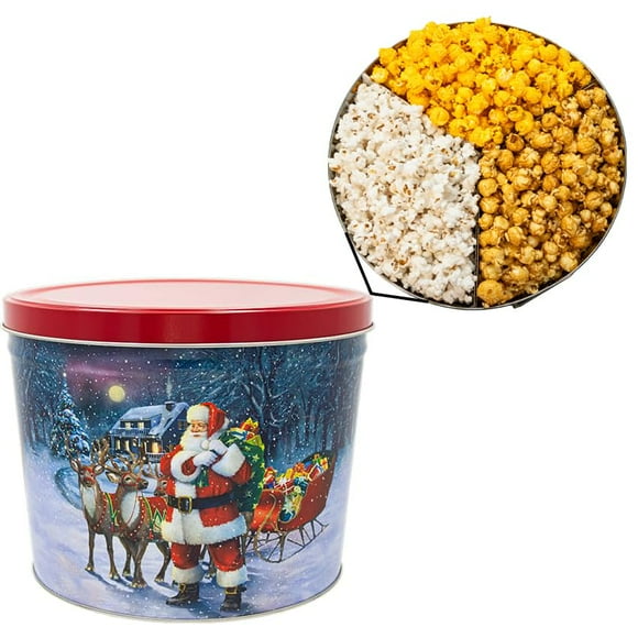 Holiday Popcorn Tins