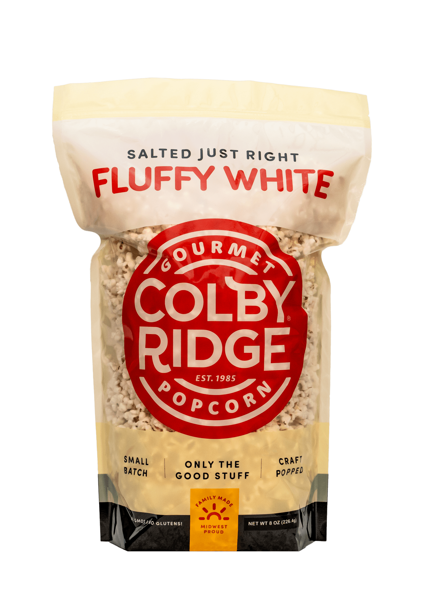 Colby Ridge Fluffy White Gourmet Craft Popped Gluten Free Popcorn Snack ...