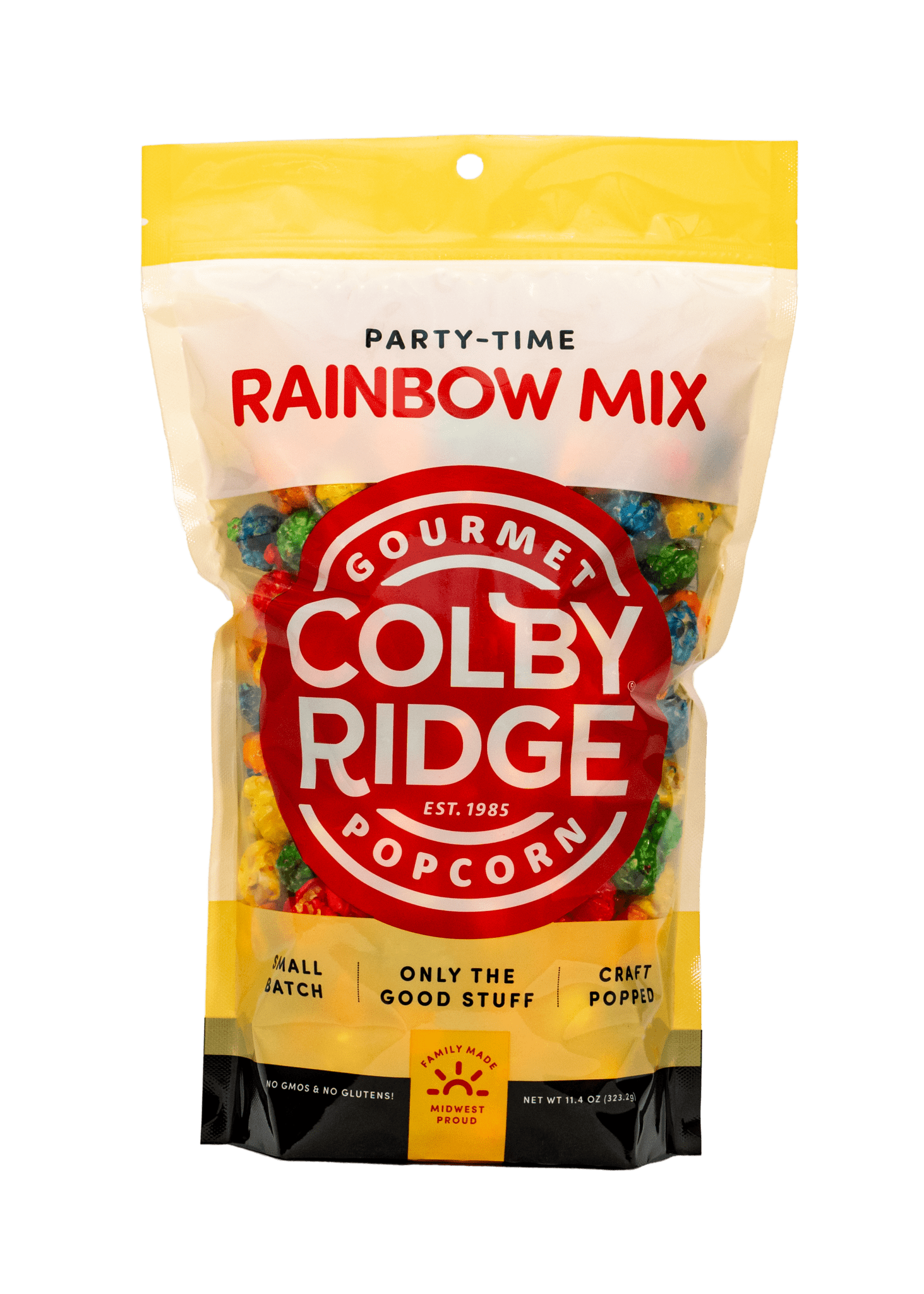 Colby Ridge Rainbow Gourmet Craft Popped Popcorn Snack Sized Small ...