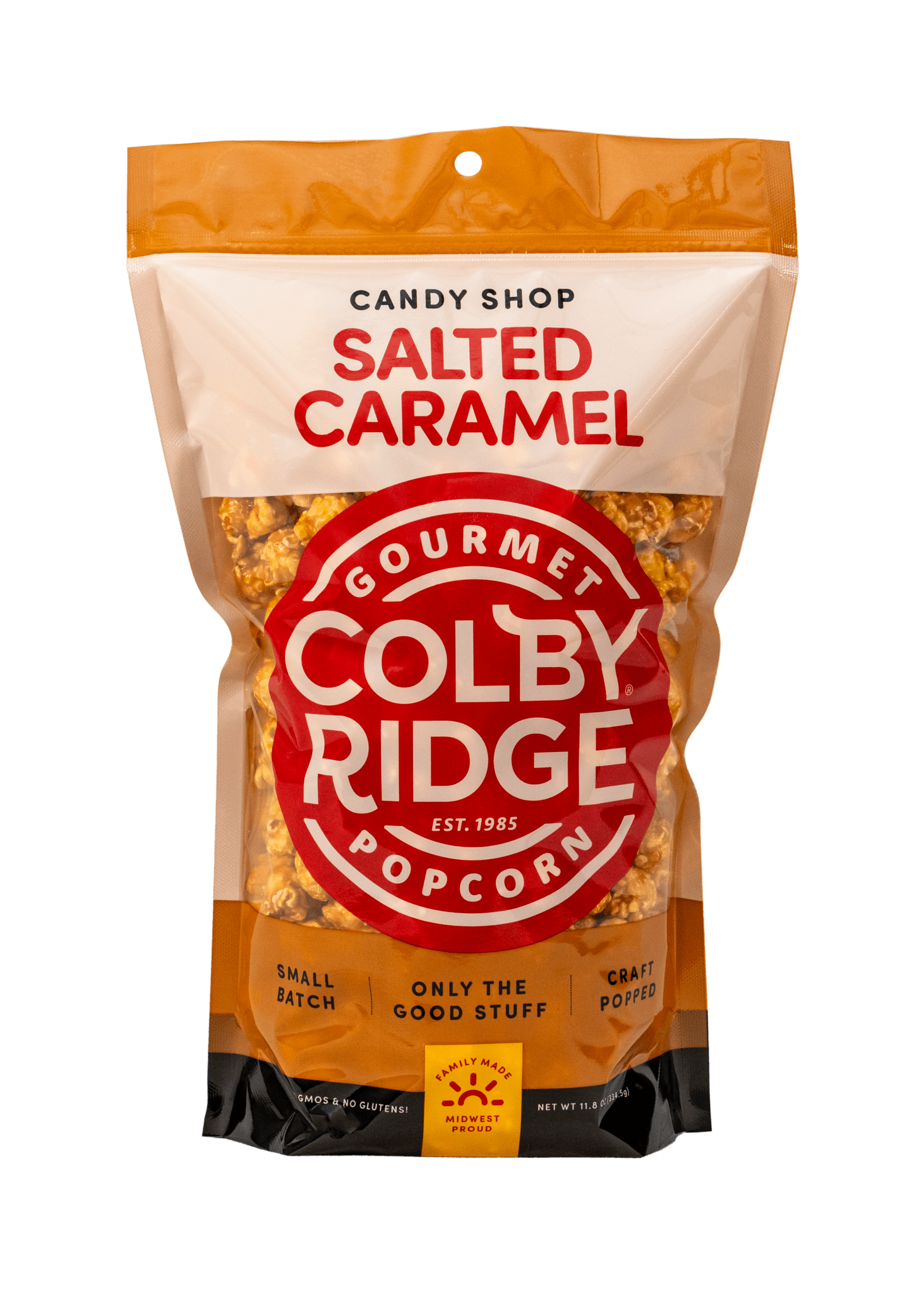 Colby Ridge Salted Caramel Gourmet Craft Popped Popcorn Snack Sized ...