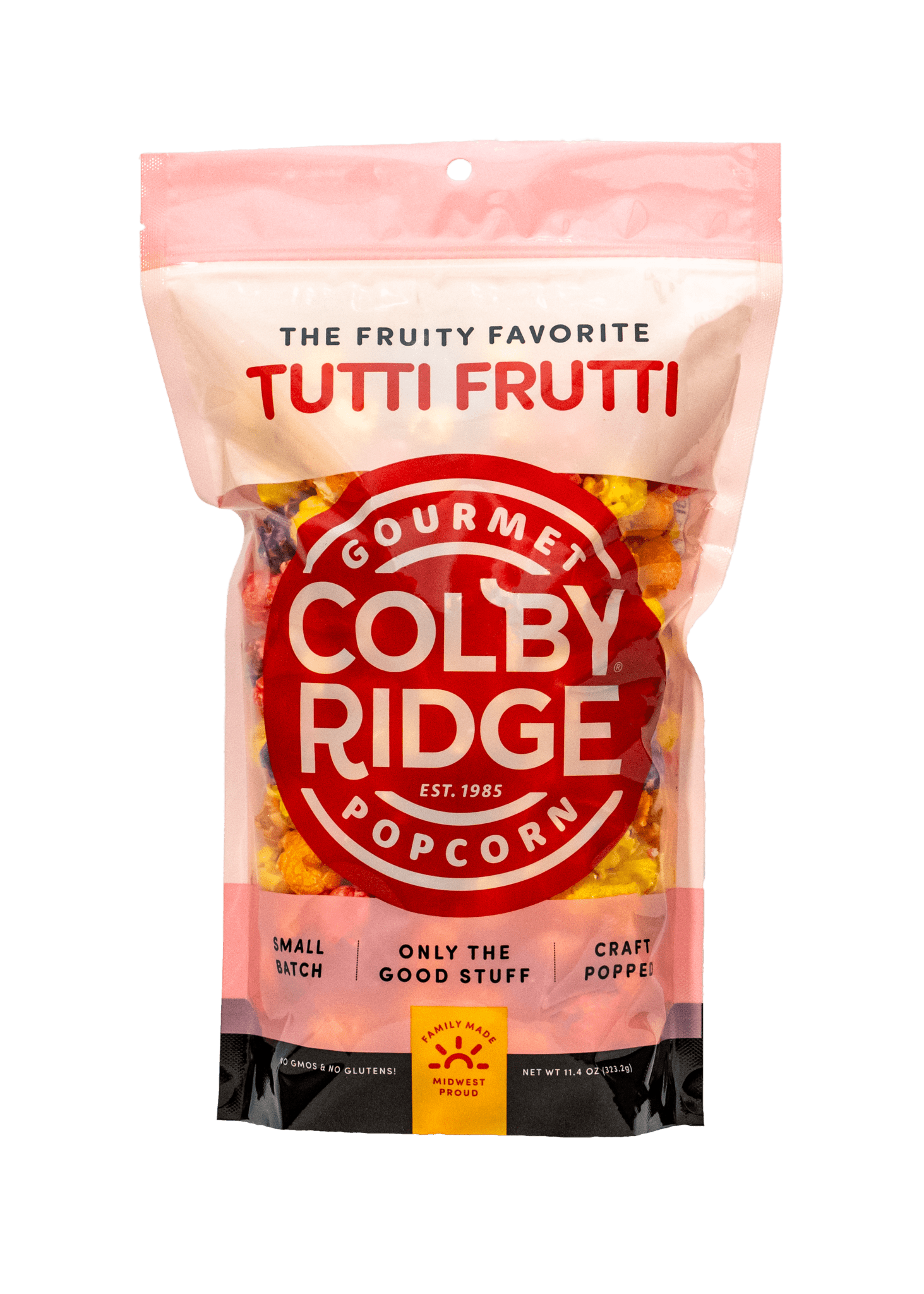 Colby Ridge Tutti Frutti Gourmet Craft Popped Popcorn Snack Sized Small ...