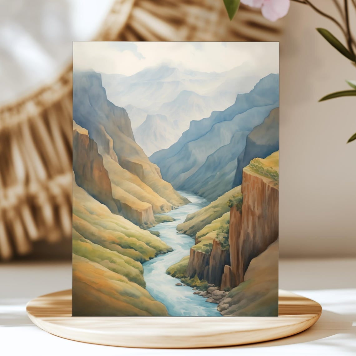 Colca Canyon Print, Peru Wall Art, Peruvian Nature Decor, Mountain ...