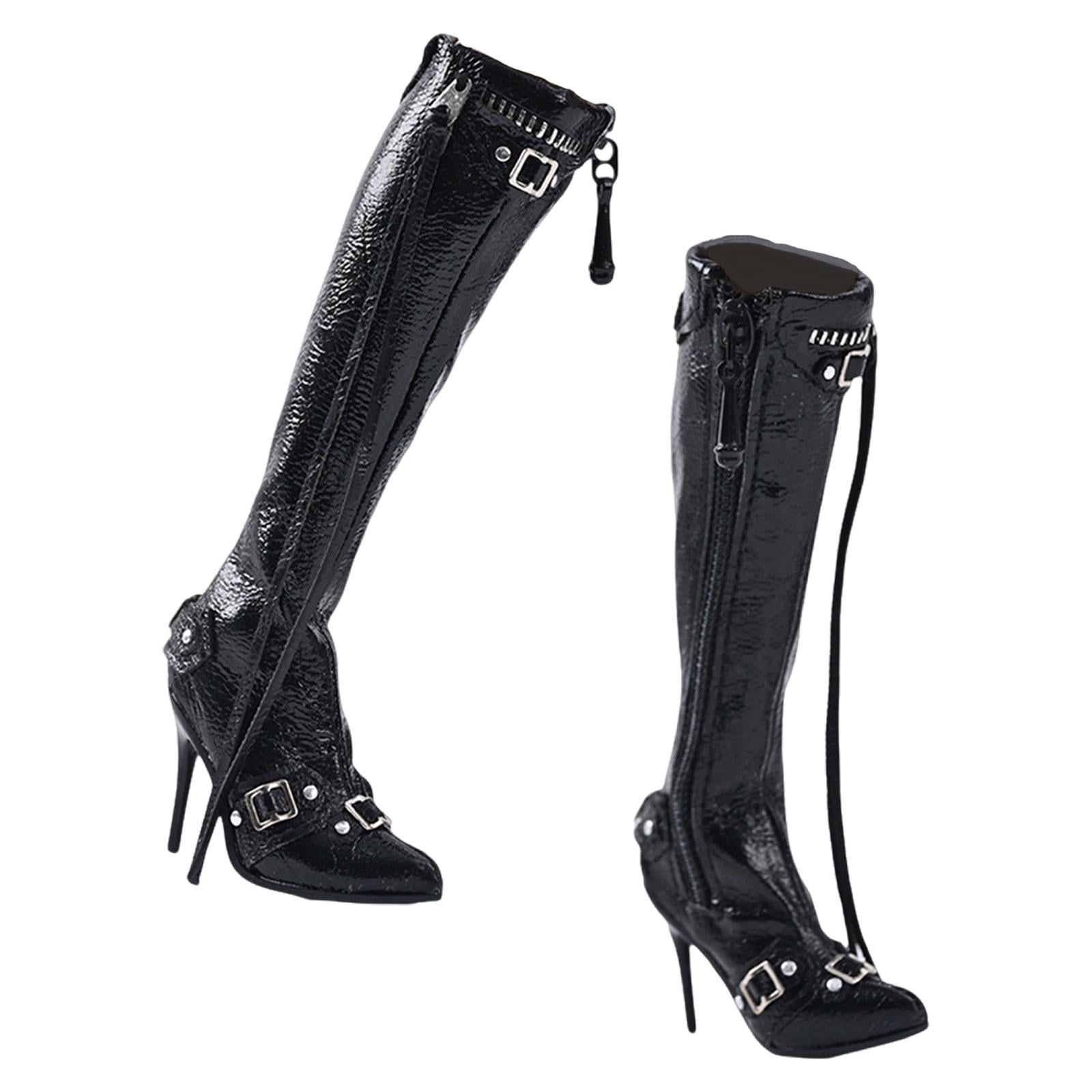 Colcolo 1/6 Action Figures High Boots Fashion for 12in Girl Doll Female ...