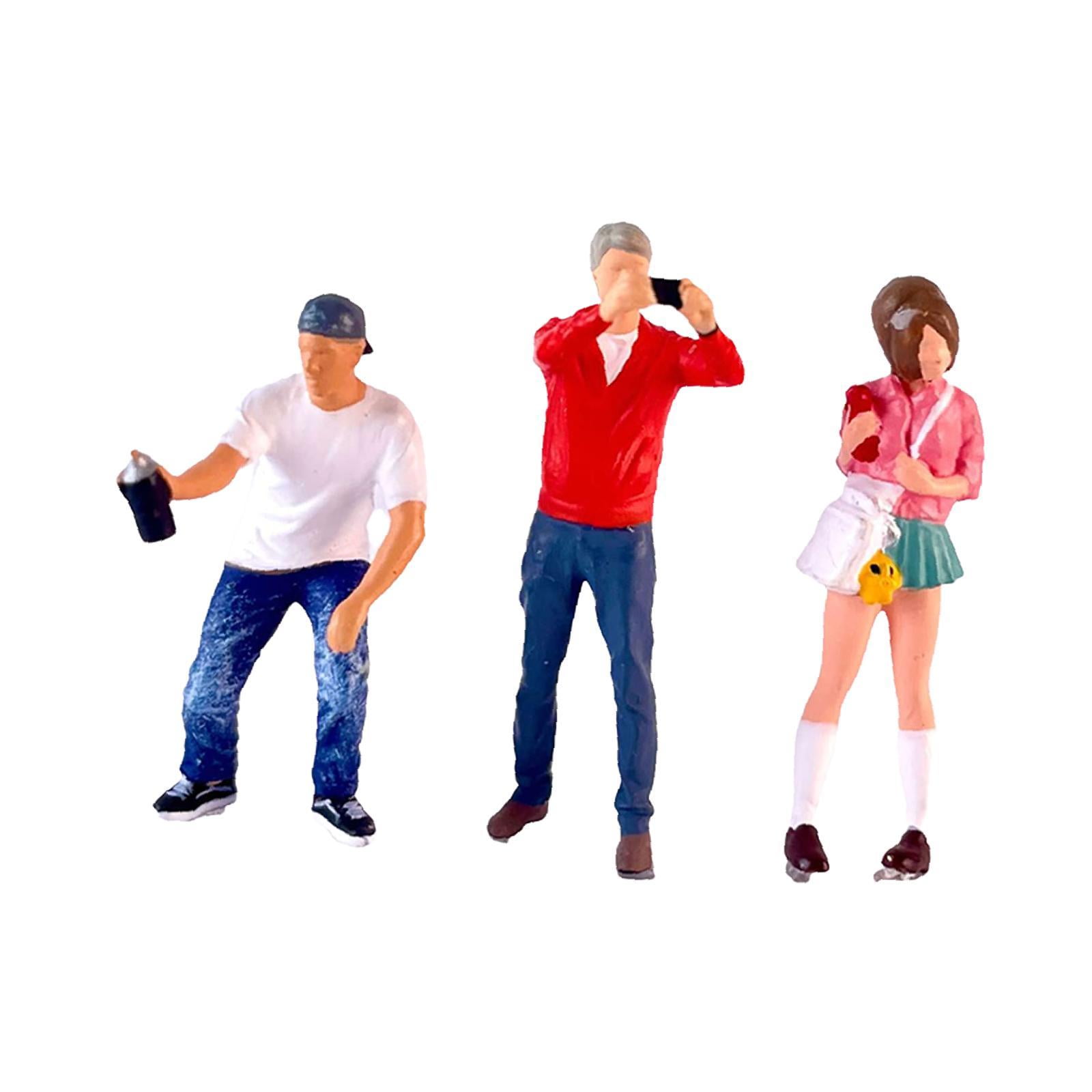 Colcolo 1/64 Scale Miniature Figures Architectural for Sand Table Urban ...