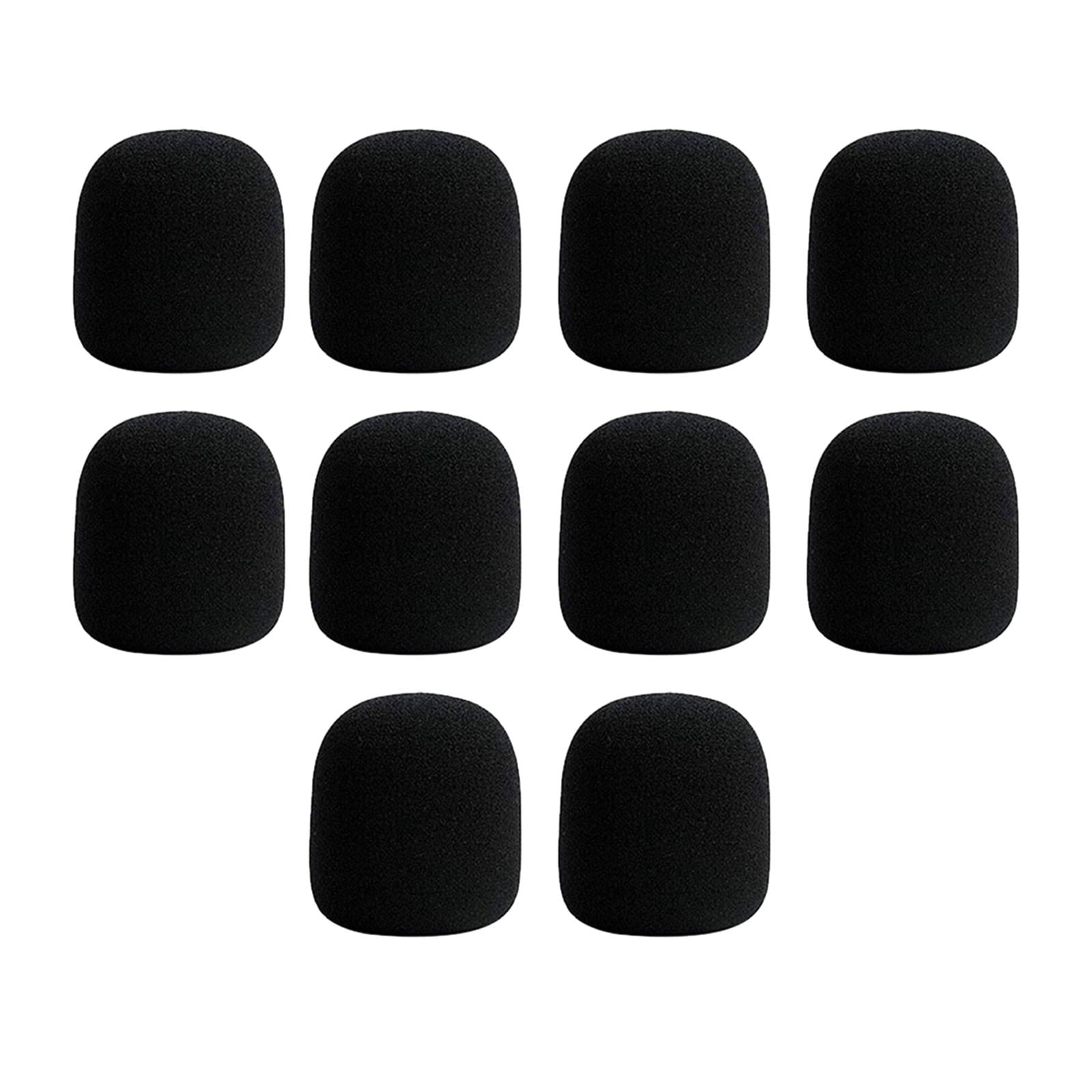 Colcolo 10 Pieces Stage Microphone Windscreen Foam Portable Reusable ...
