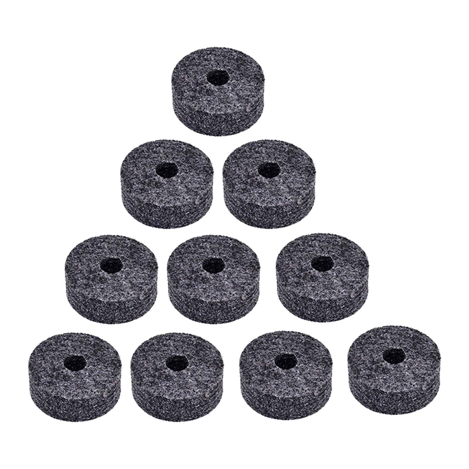 Colcolo 10pcs 4cm Felt Cymbal Holder Felt Pads Accessory for Most Drum ...