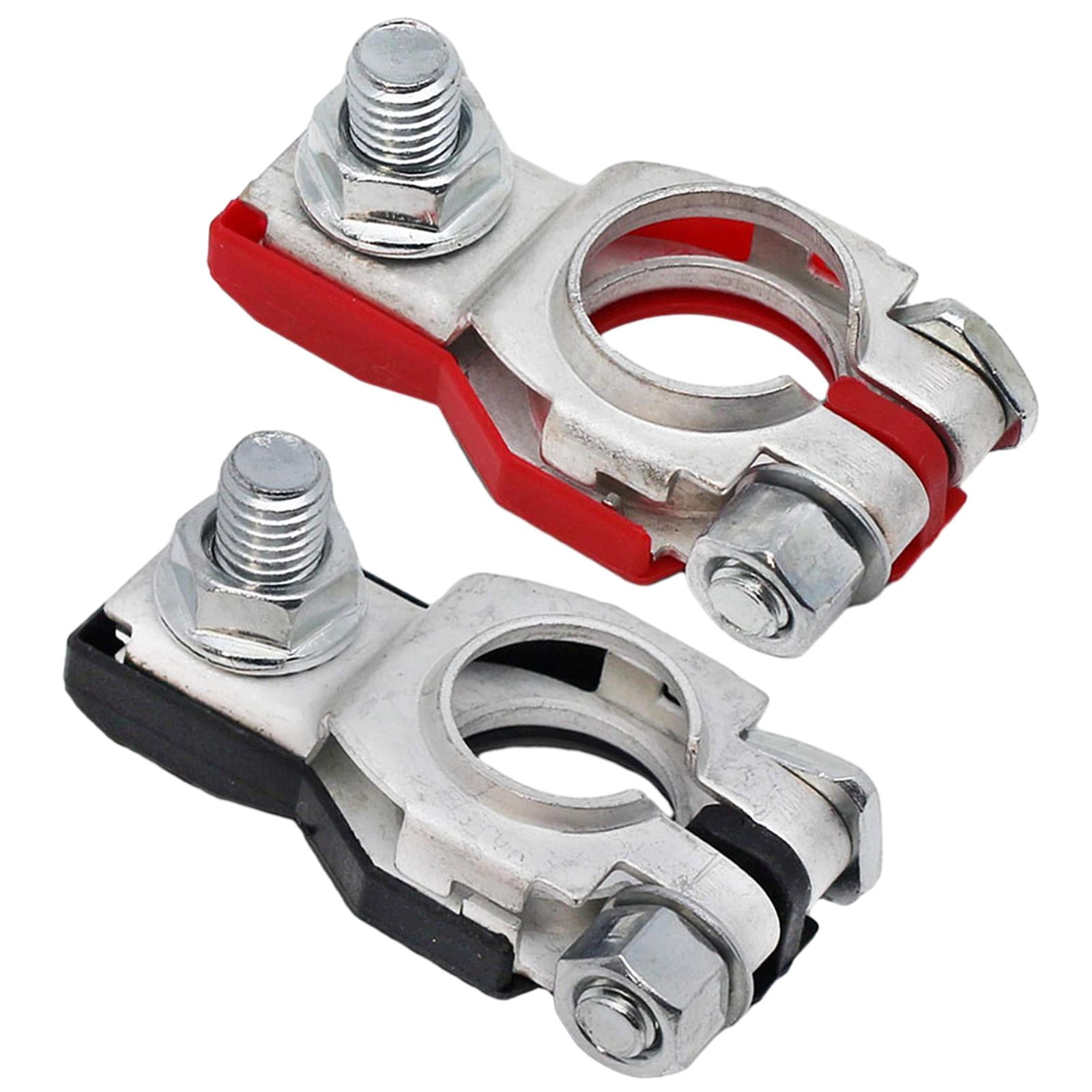 Colcolo 2Pcs Battery Terminal Clamps Copper Accessory Quick Release ...