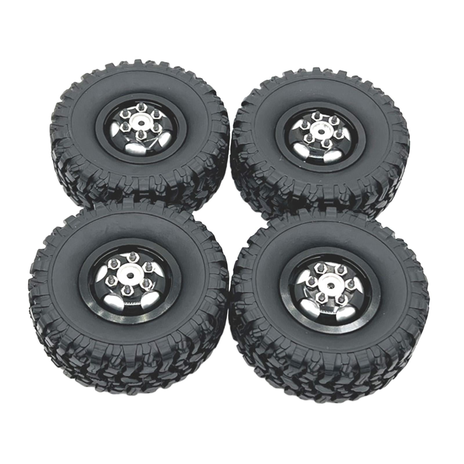 Colcolo 4Pcs RC Wheels and Tires RC Crawler Car Tires for 1/12 MN82 ...