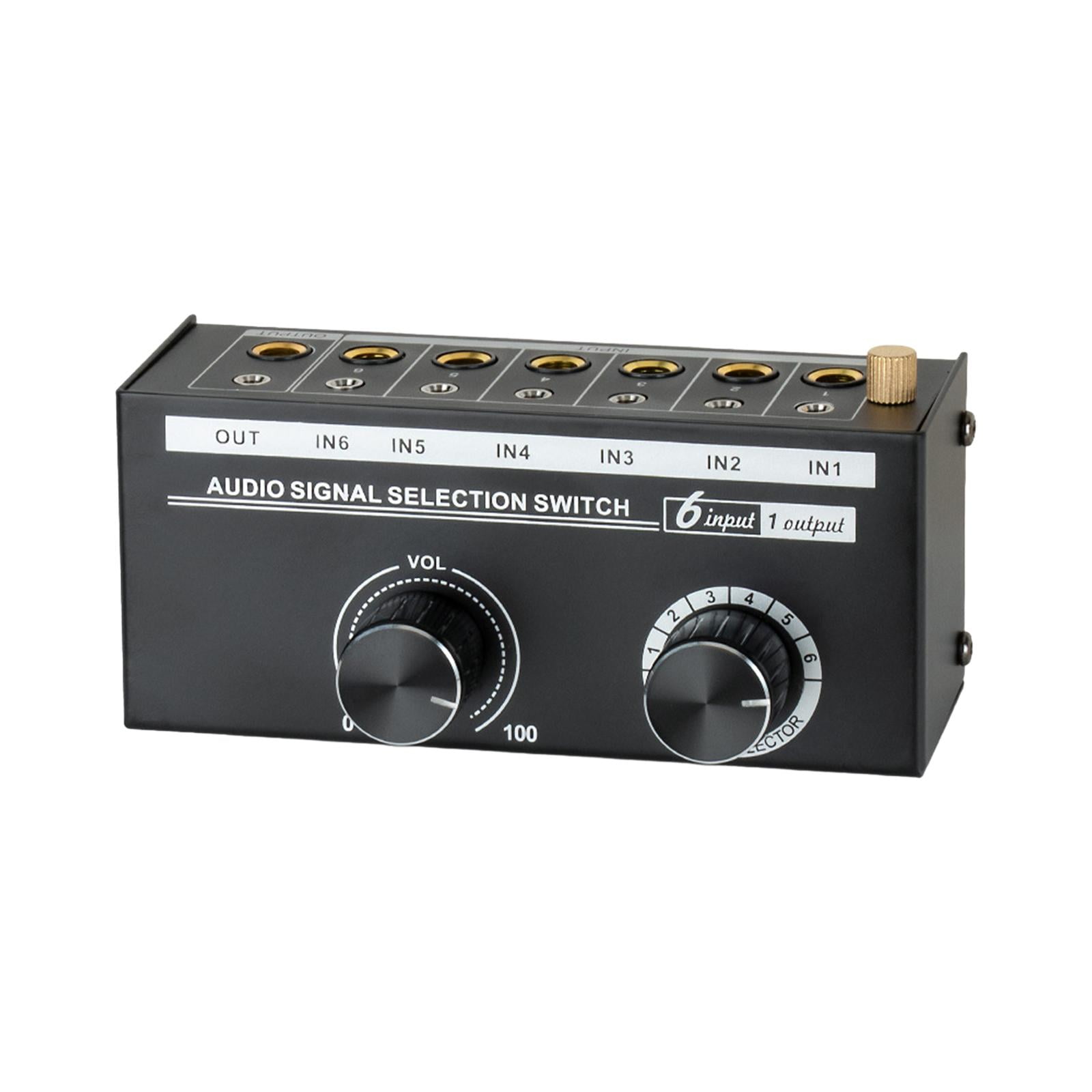 Colcolo 6 in 1 Out with Switch Button Audio Switcher for Home Monitors ...