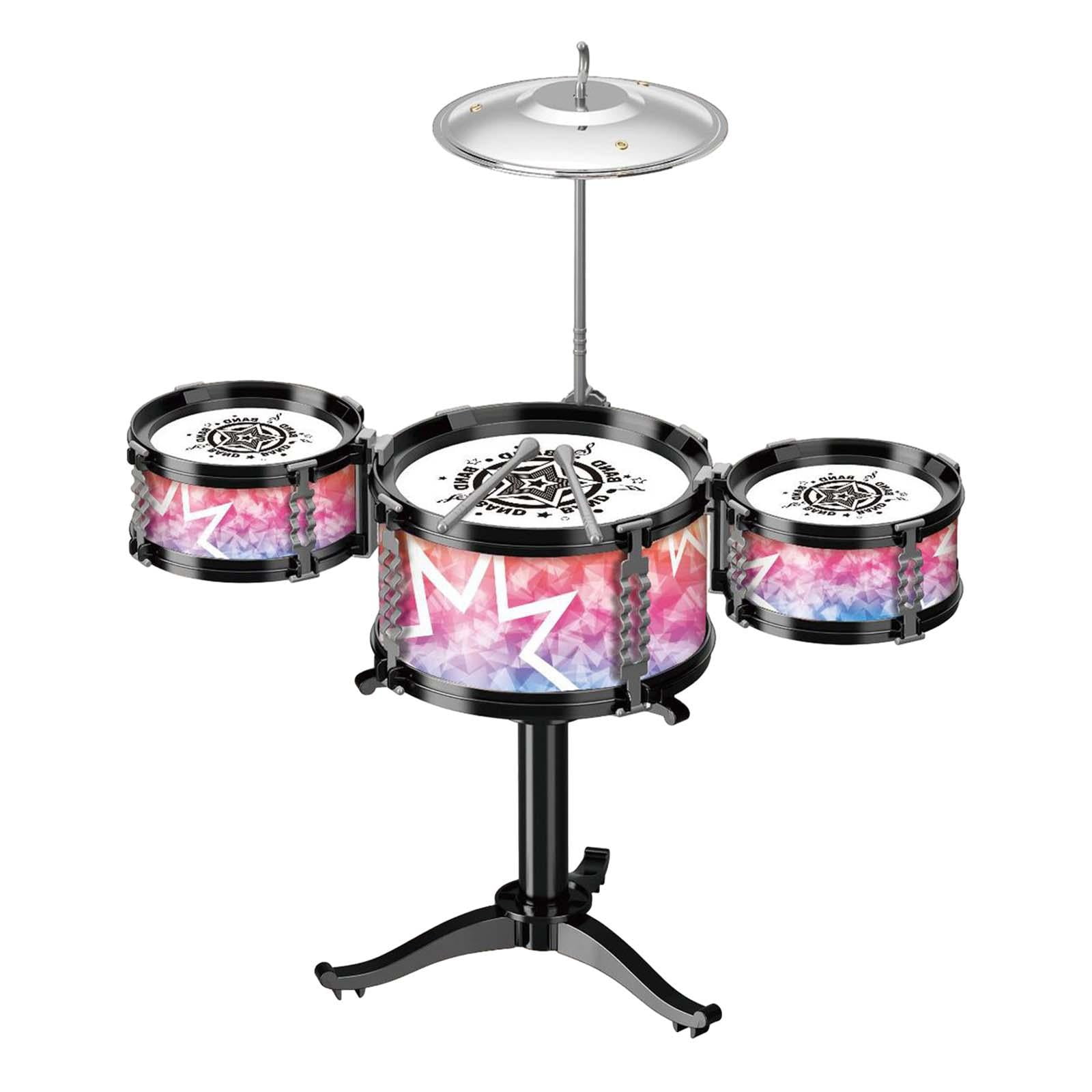 Colcolo Beginners Kids Drum Set Educational Toy Kids Jazz Drum Kits for ...