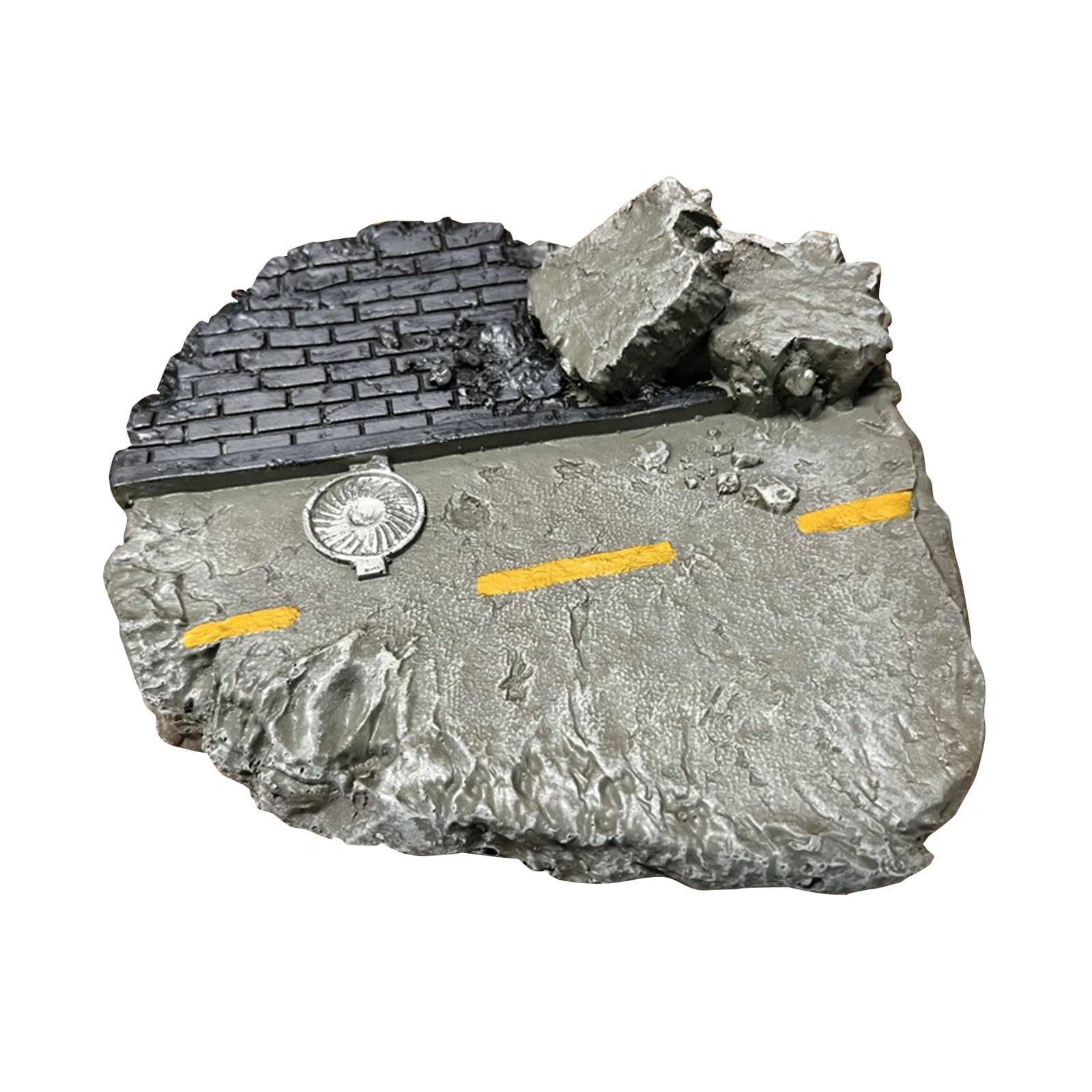 Colcolo Building Model Ruin Landscape Miniature Dioramas for 1/24 1/18 ...