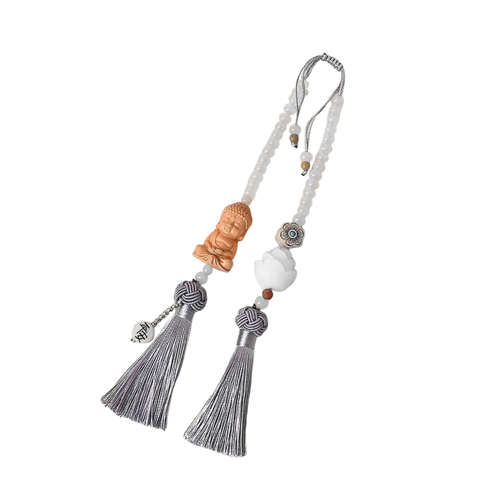 Colcolo Car Mirror Hanging Accessories Bodhi Buddha Statue Pendant for ...
