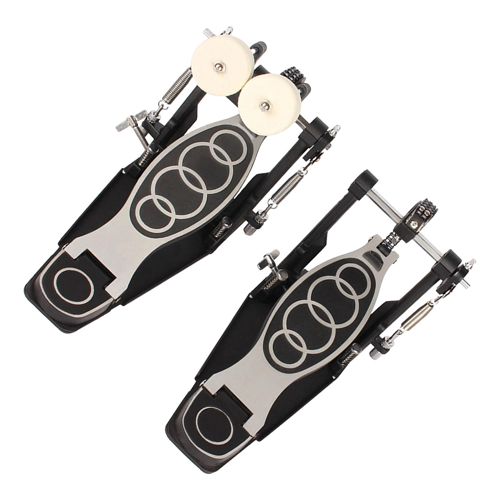 Colcolo Double Bass Pedal No Slip Double Kick Drum Pedal for Metal and ...