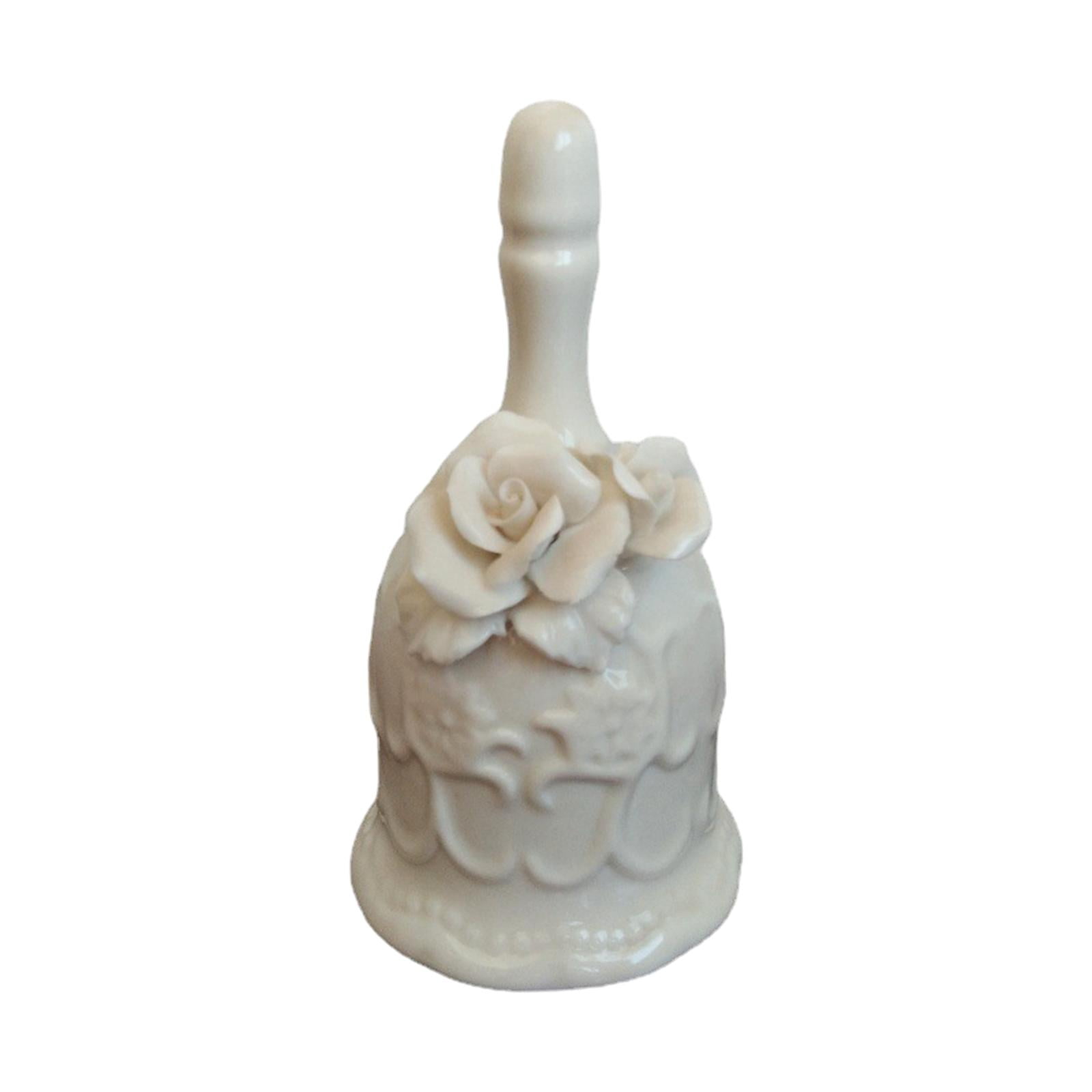 Colcolo Handbell Ceramic Desktop Decor Ringing Bell Decorative ...