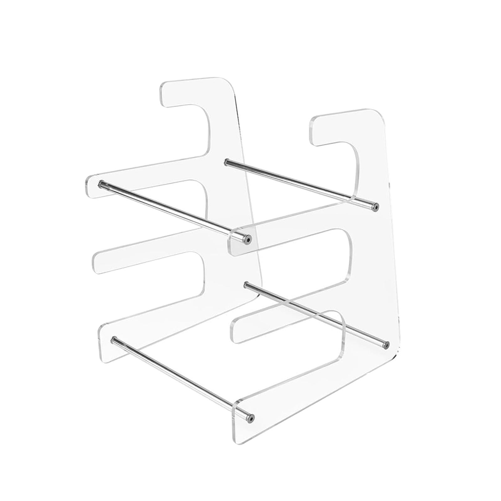 Colcolo Keyboard Display Rack Acrylic 3 Tiers Keyboard Organizer for ...