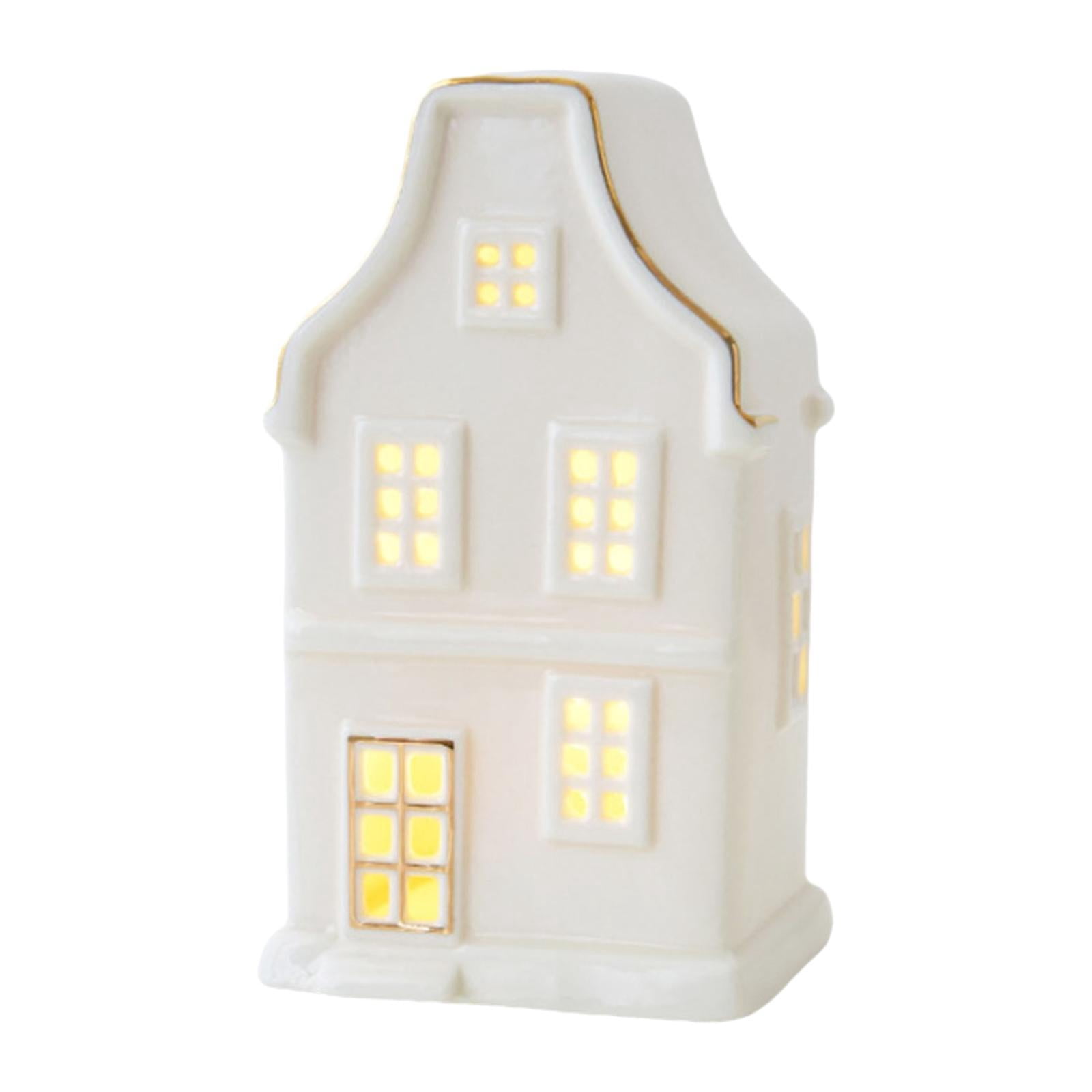 Colcolo Light up House Decoration Building Figurine for Party Home A ...