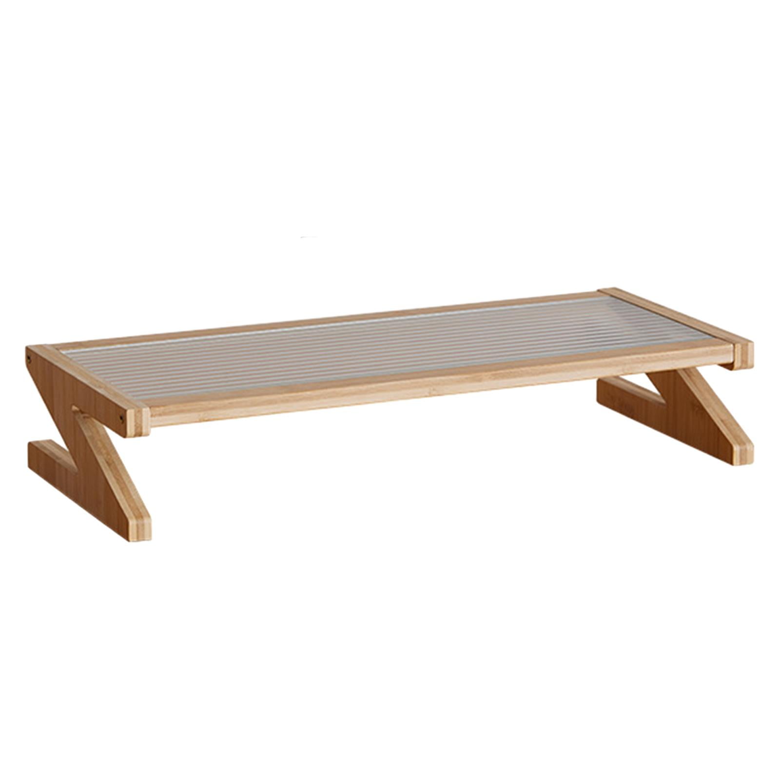 Colcolo Monitor Stand Desk Easy to Install Wooden Stable for PC Screen ...