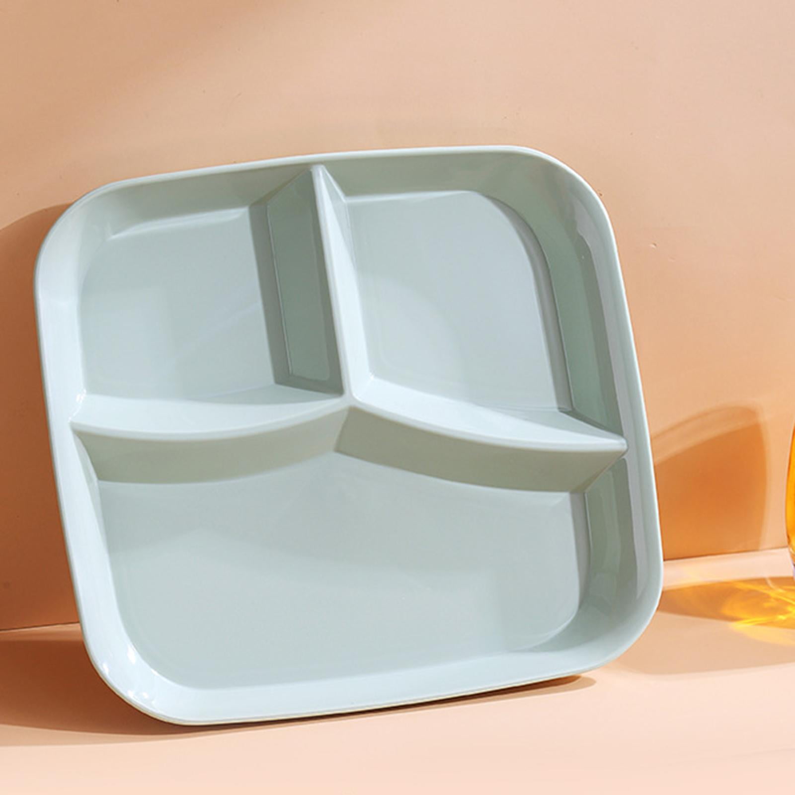 Colcolo Plates Divided 3 Compartment for Food Divided Tray, Camping ...