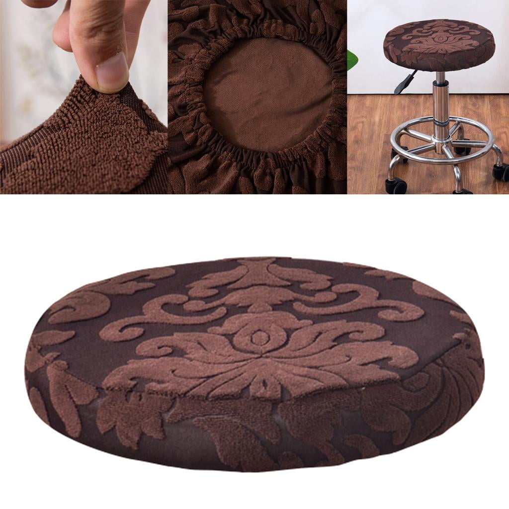 Colcolo Round Stool Covers,Stretch Bar Stools Seat Cover,Washable ...