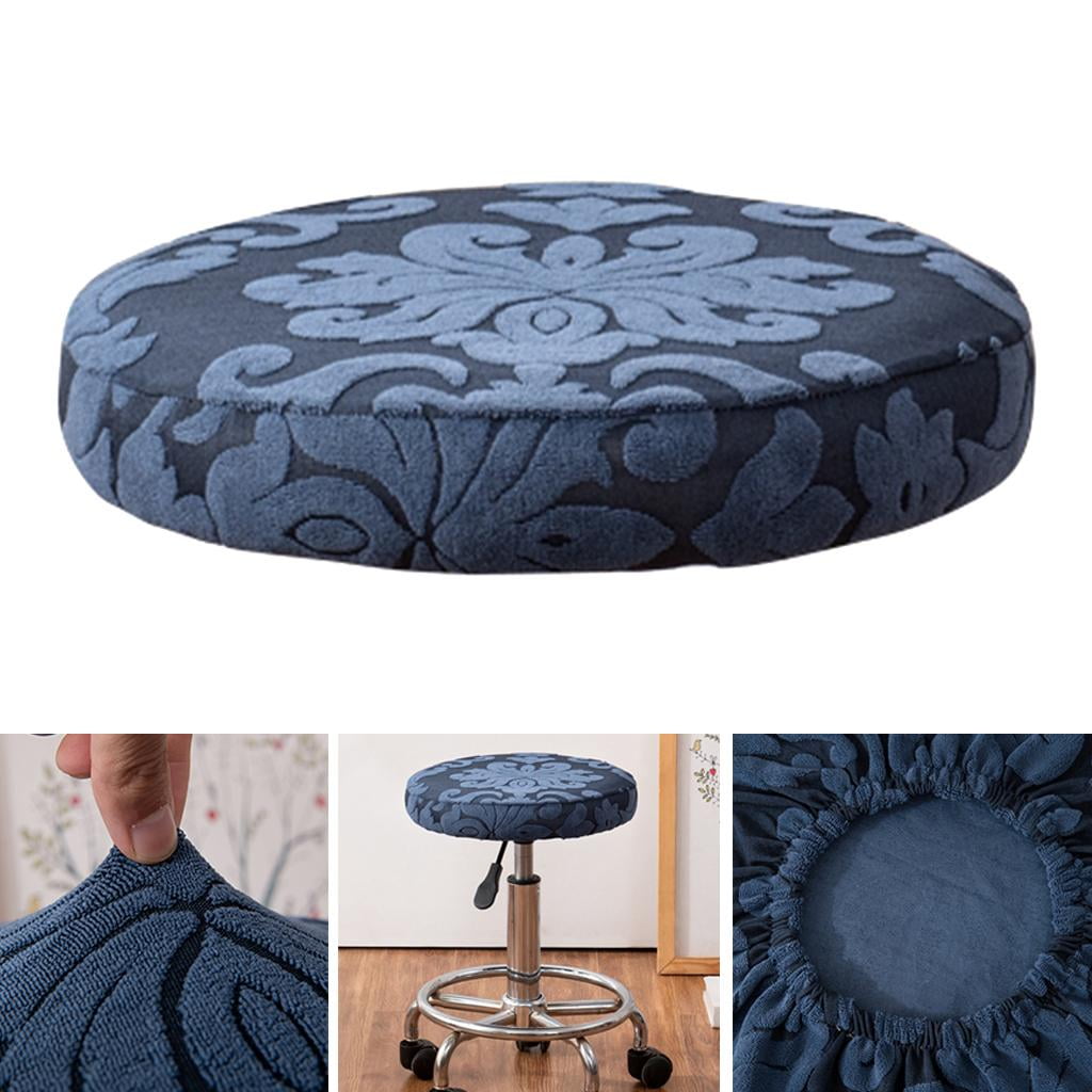 Colcolo Round Stool Covers,Stretch Bar Stools Seat Cover,Washable Dustproof Barstool Seat ...