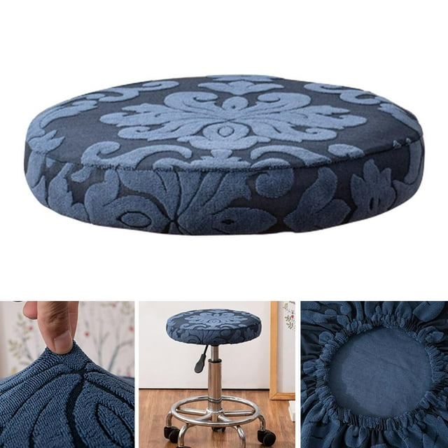 Colcolo Round Stool Covers,Stretch Bar Stools Seat Cover,Washable ...