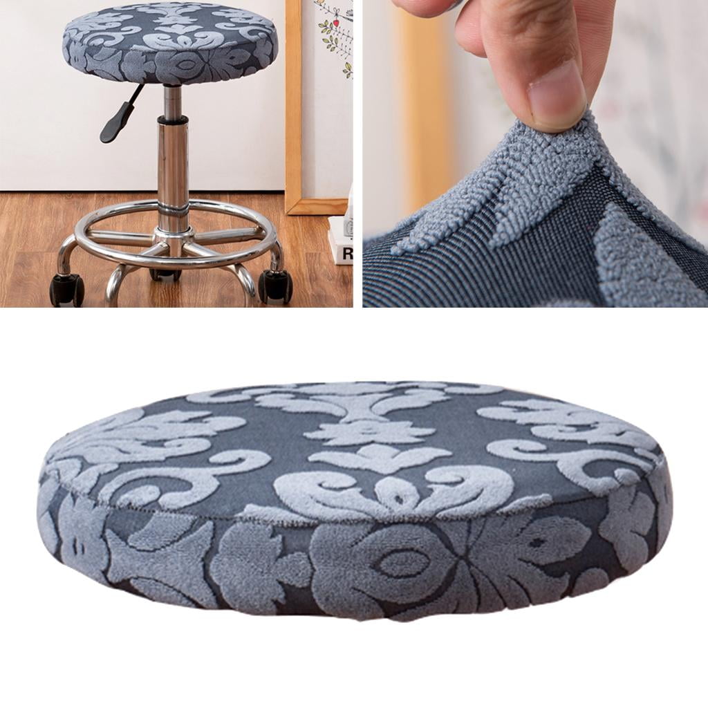 Colcolo Round Stool Covers,Stretch Bar Stools Seat Cover,Washable ...