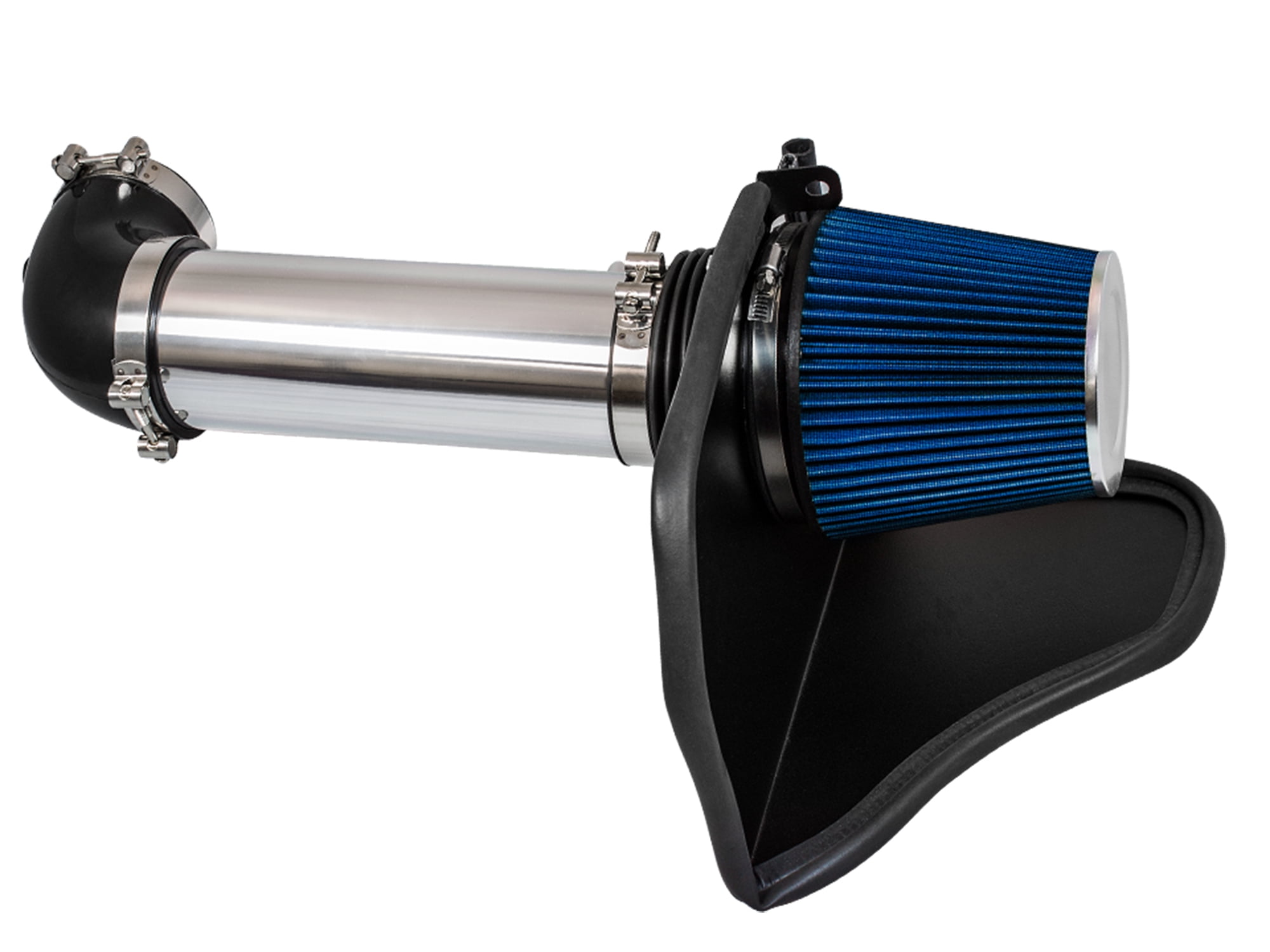 Cold Air Intake System with Heat Shield Kit + Filter Combo BLUE ...