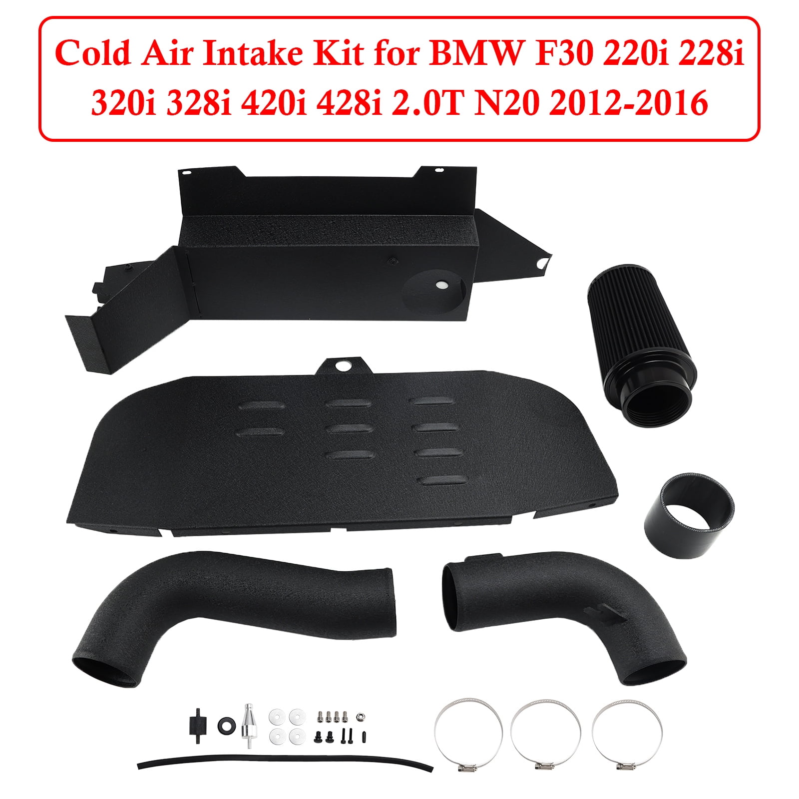 Cold Air Intake System for BMW F30 N20 2.0L Turbo Models 2012-2016 ...